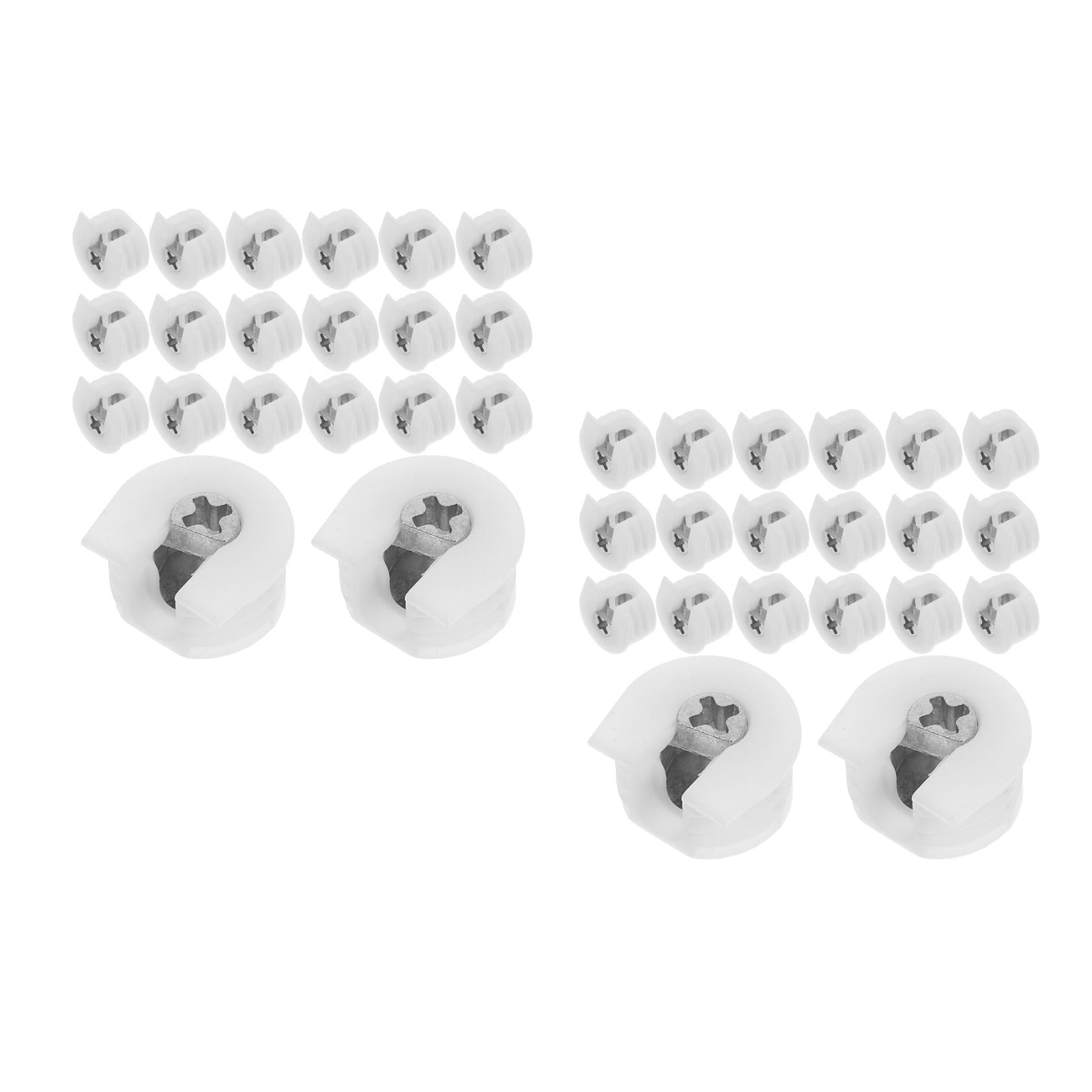 Masteelf 40 PCS Furniture Cam Lock Fasteners Invisible Divider Peg ...