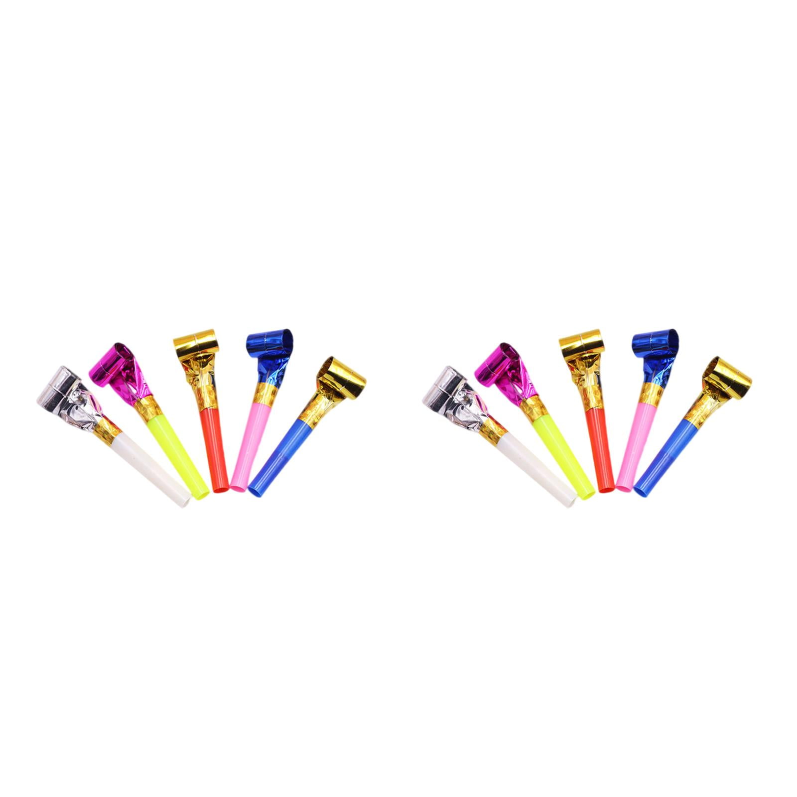 Masteelf 40 PCS Party Birthday Party Long Nose Children's Whistle ...