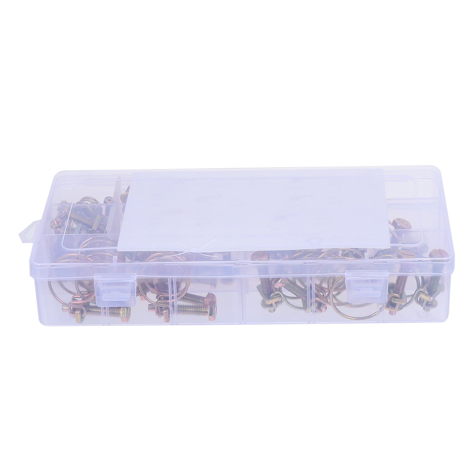 Masteelf 40 Pcs Adjustable Hose Clamp Water Oil Tube Hose Clamps for ...