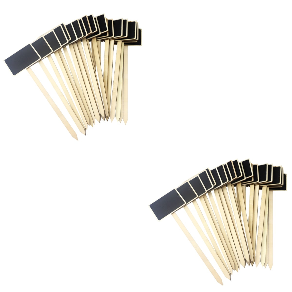 Masteelf 40 Pcs Creative Wooden Message Blackboard DIY Plants ...