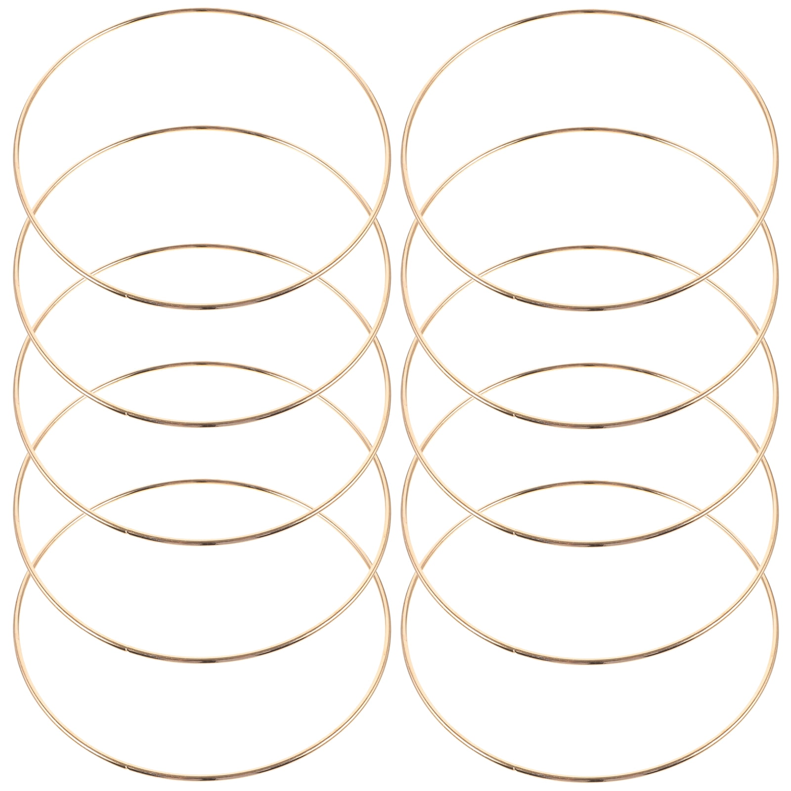 Masteelf 40 Pcs Metal Craft Rings Luxury Retro DIY Craft Hoops Novelty ...