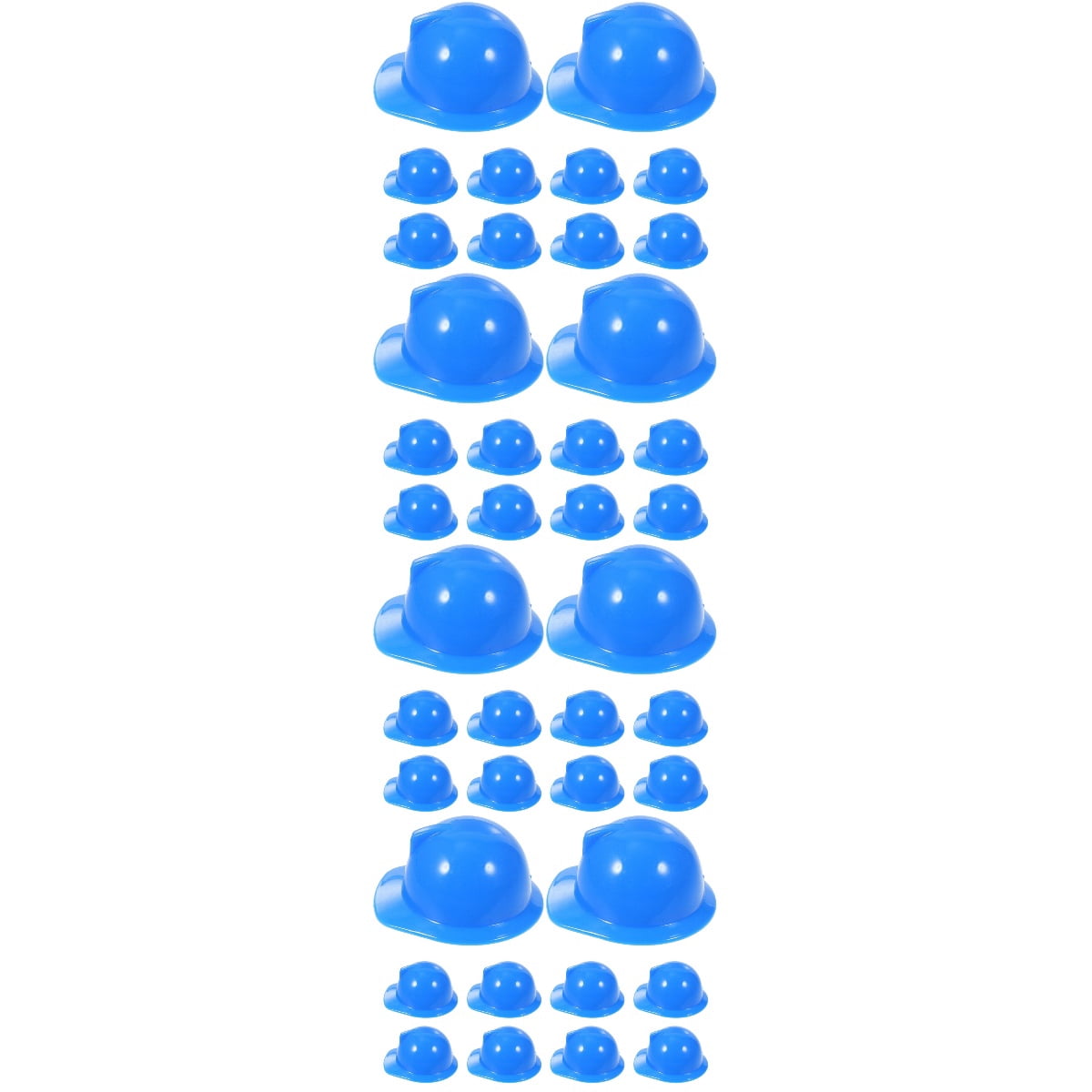 Masteelf 40 Pcs Miniature Construction Hat Small Helmet Model Doll ...