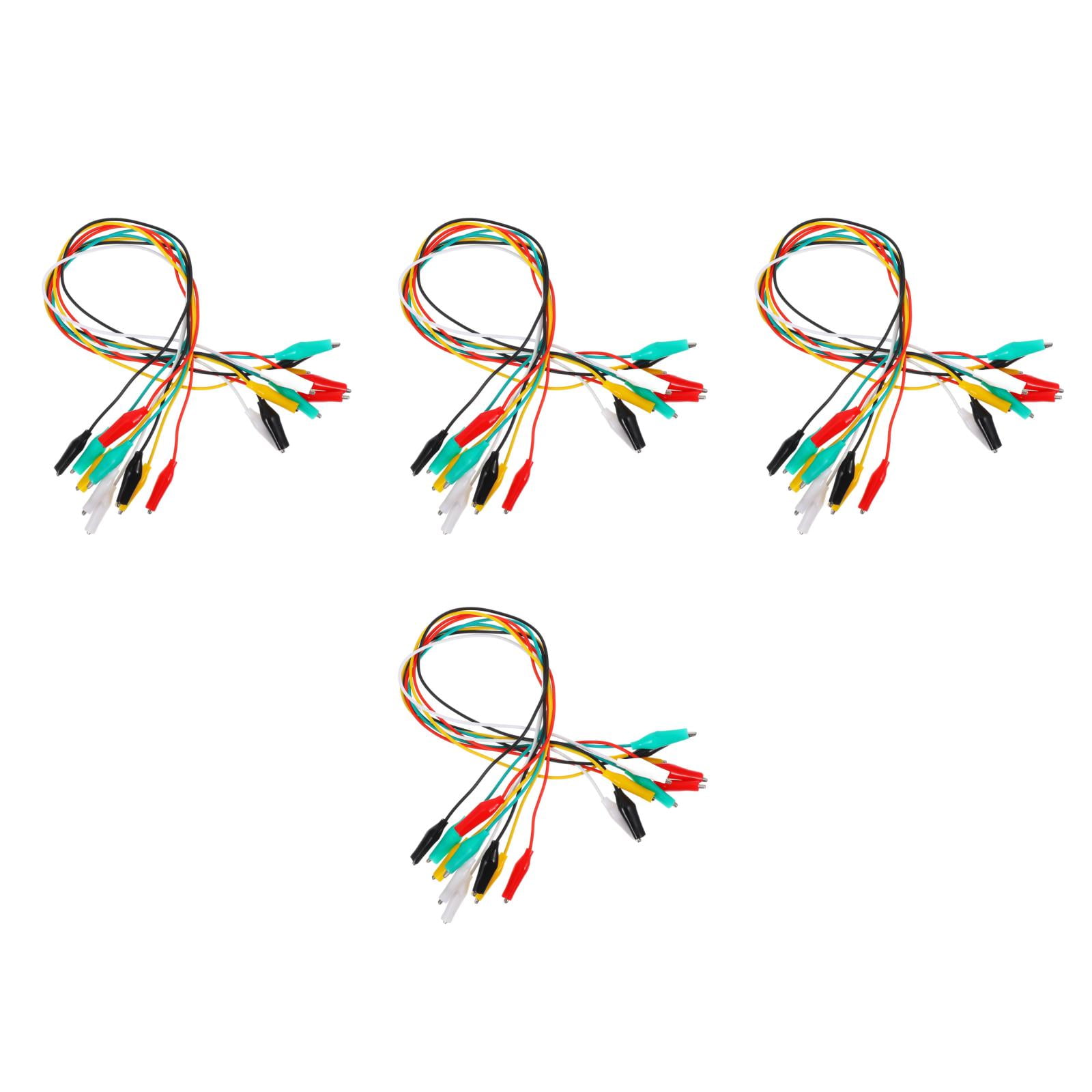 Masteelf 40 Pieces Test Lead Set Alligator Clips Electrical Test Leads ...