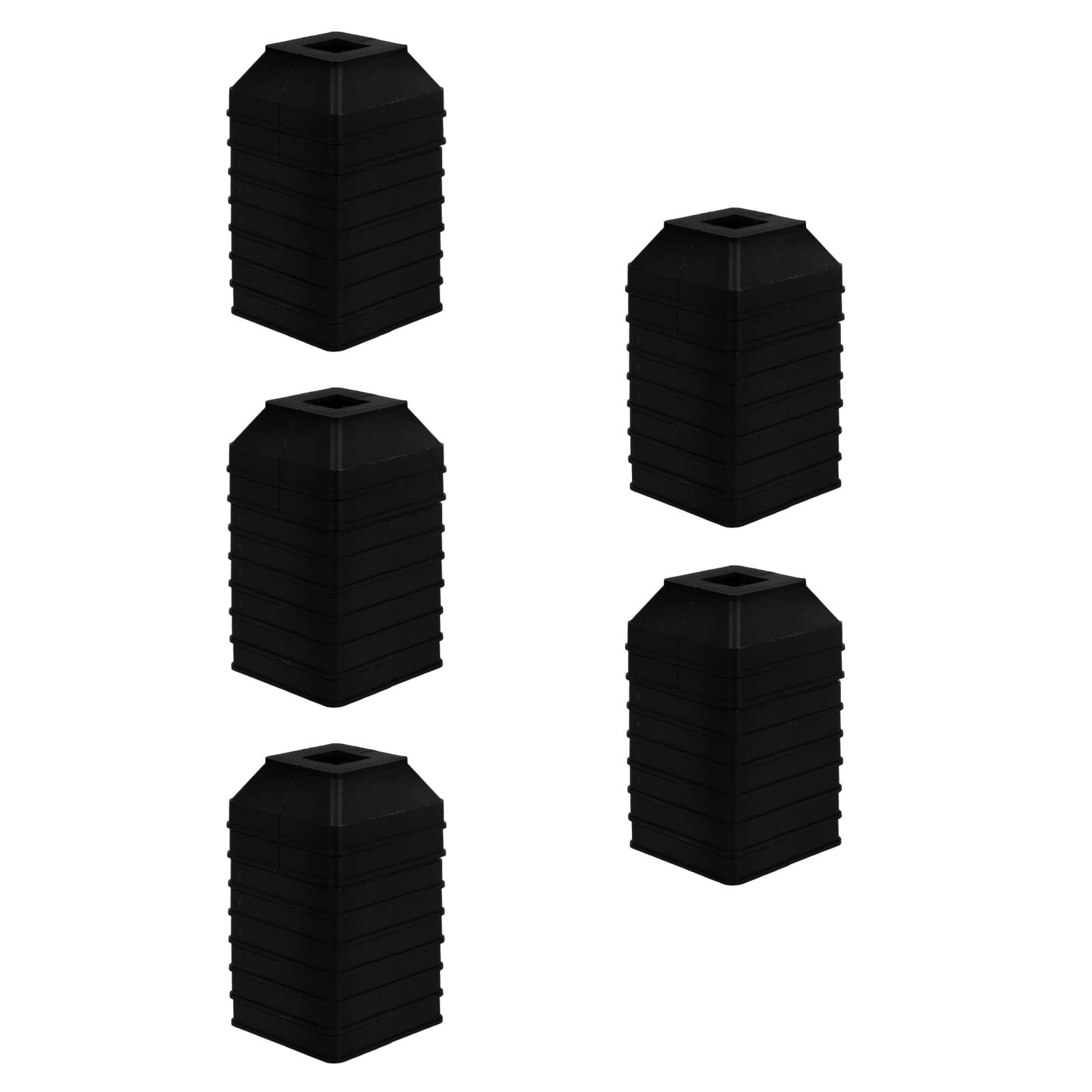 Masteelf 40 pcs Deck Post Base Cover Base Post Skirt Flange Plastic ...