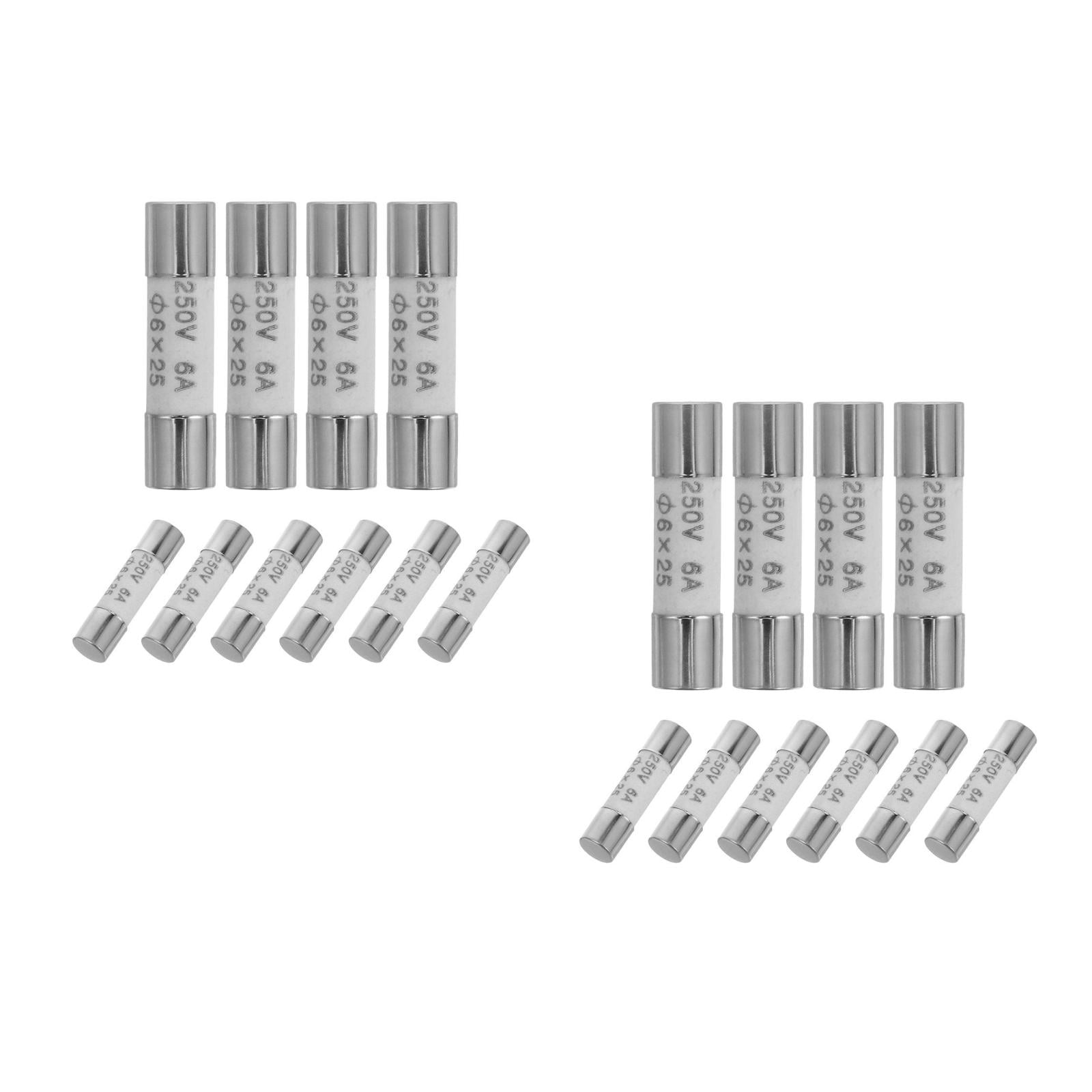Masteelf 40 pcs Multimeter Fuse Replacement Tiny Multimeter Fuse Tube ...