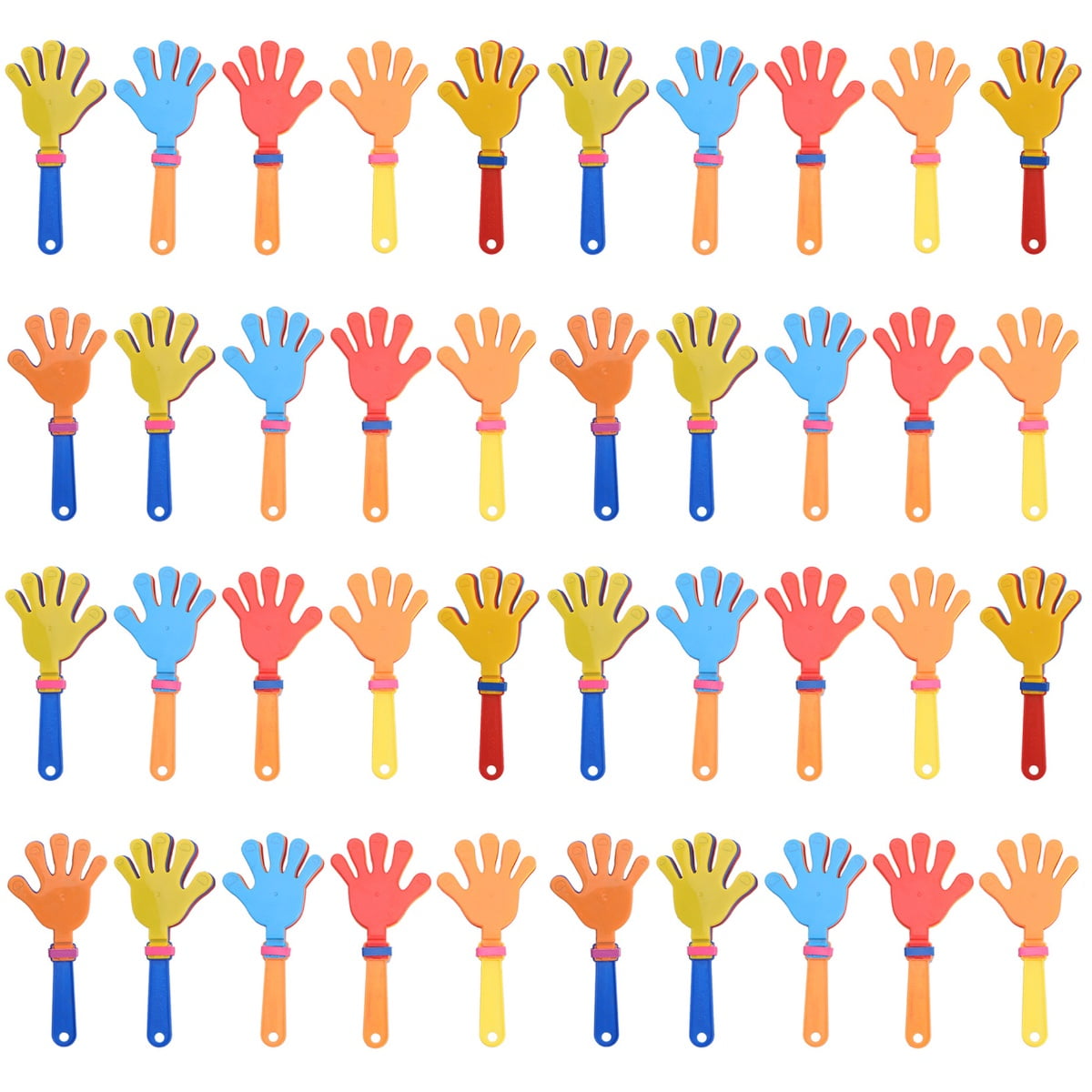Masteelf 40 pcs Noisemaker Hand Clapper Party Game Accessories Party ...