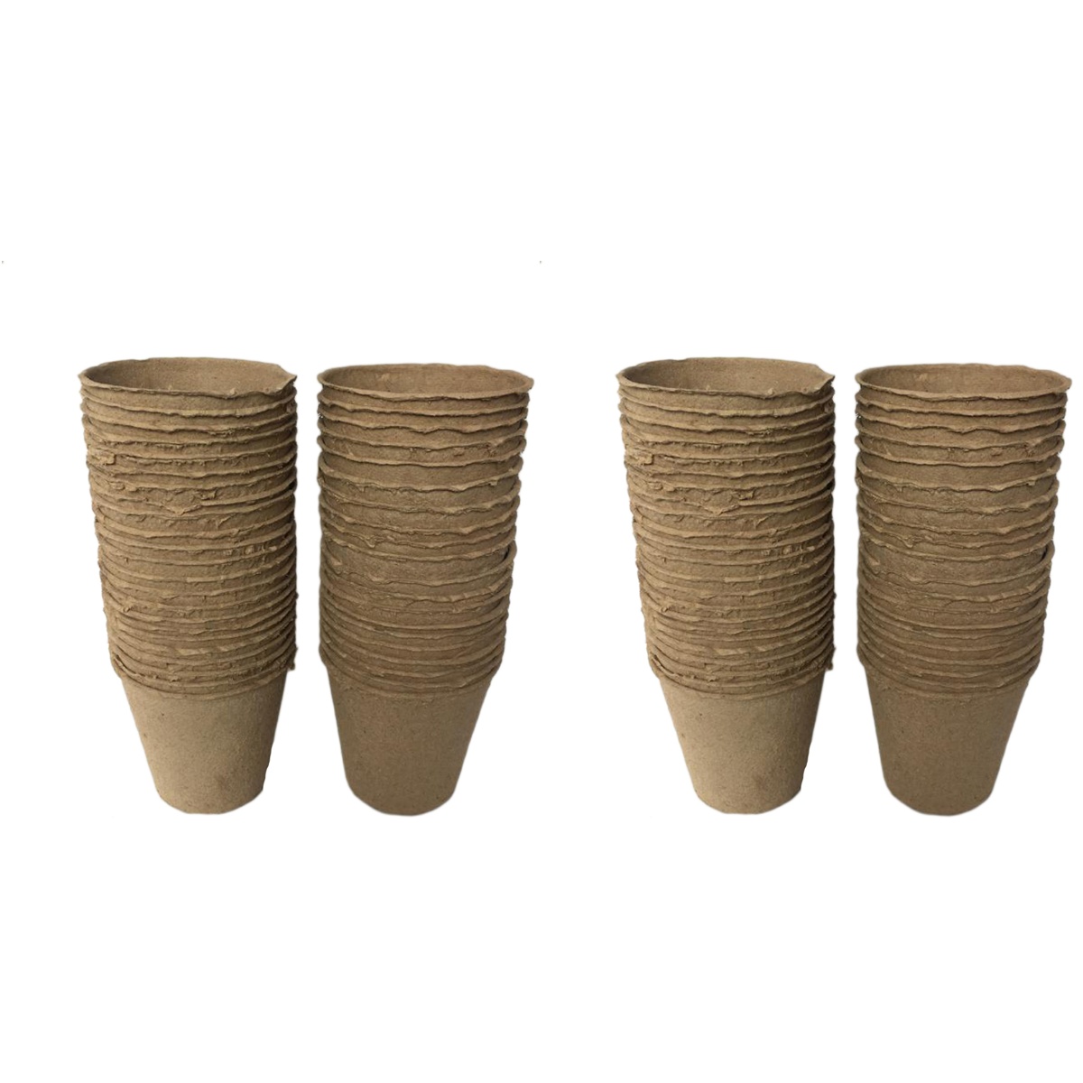 Masteelf 40 pcs Paper Pulp Nursery Pots Nursery Cup Breathable Self ...