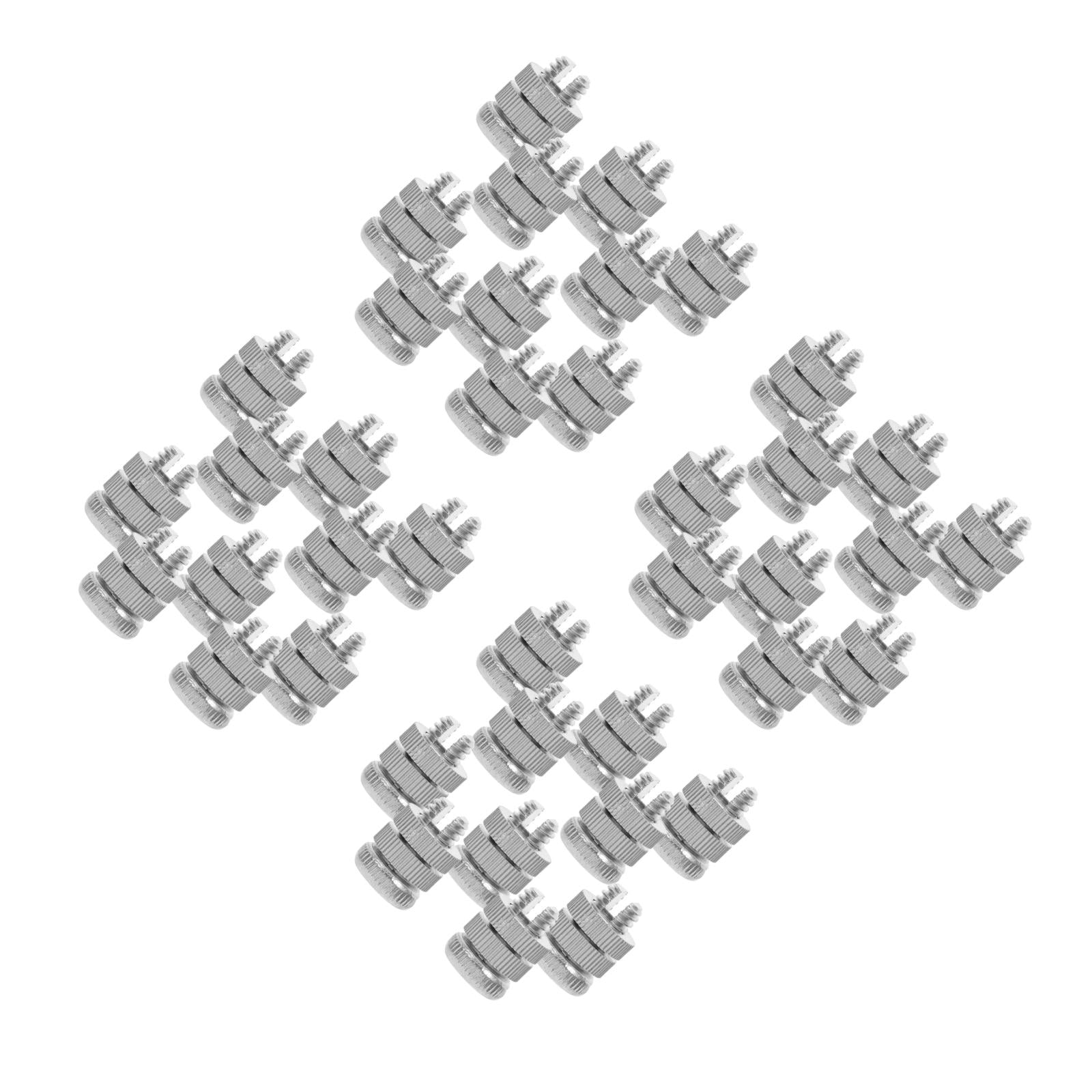 Masteelf 40 pcs Split Bolt Connector Electric Fence Connector Aluminium ...