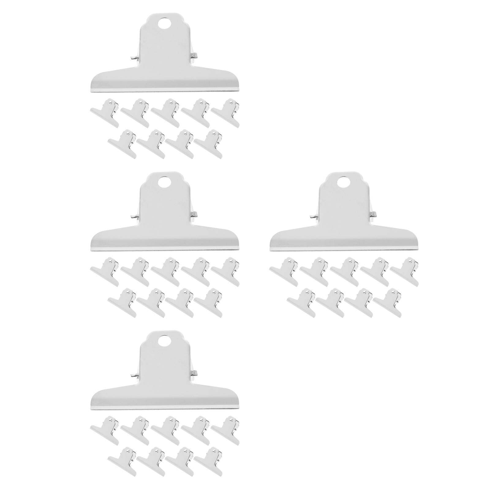 Masteelf 40 pcs Stainless Steel Bag Clips Heavy Duty Clips For Food ...