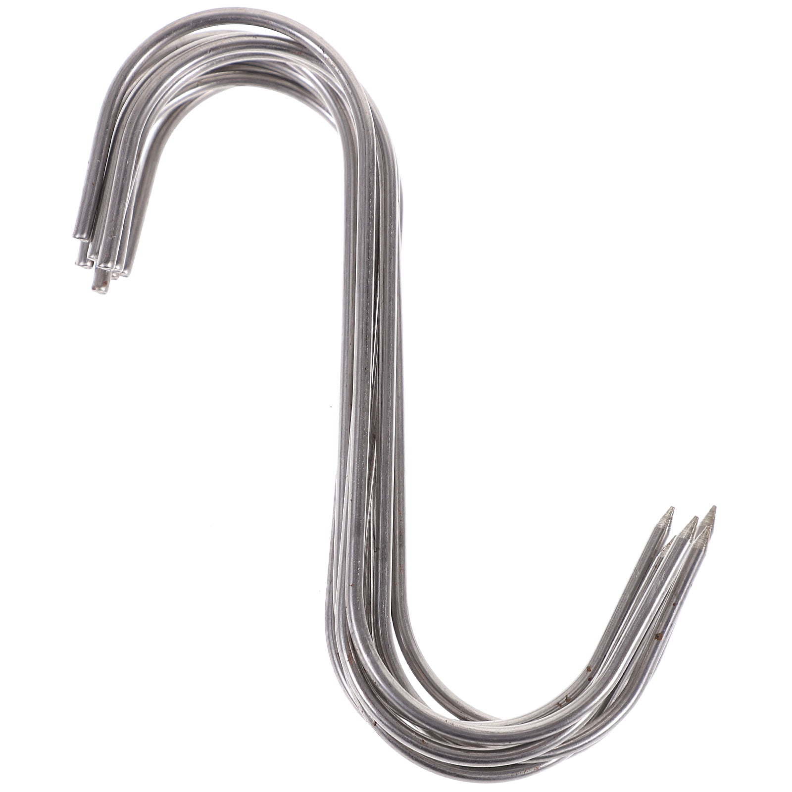 Masteelf 40 pcs Stainless Steel Poultry Hooks Metal Meat Hooks Butcher ...