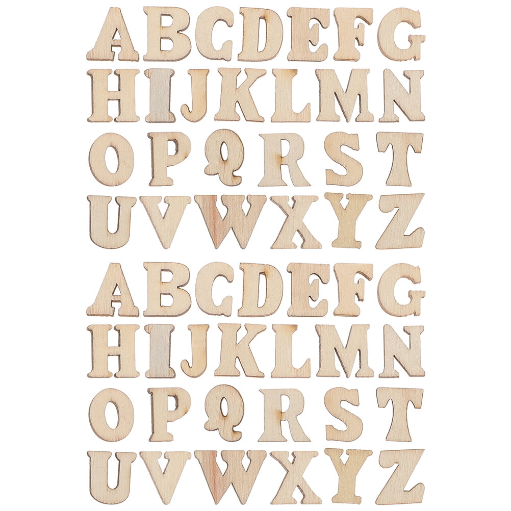 Masteelf 400Pcs Wood Letters for Wall Decor Rustic Style Decorative ...