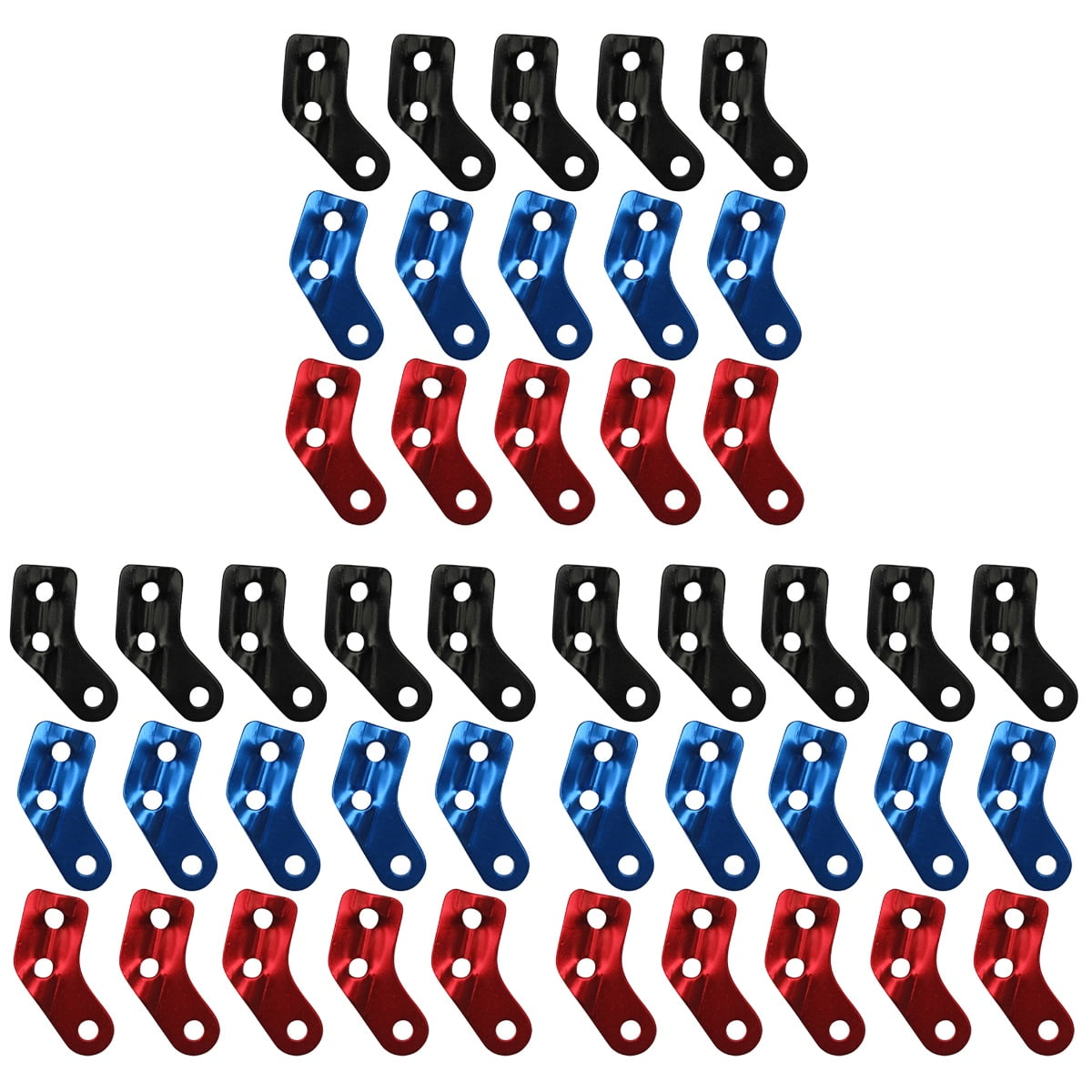 Masteelf 45 pcs Mountaineering Wind Rope Buckles Tent Rope Fasteners ...