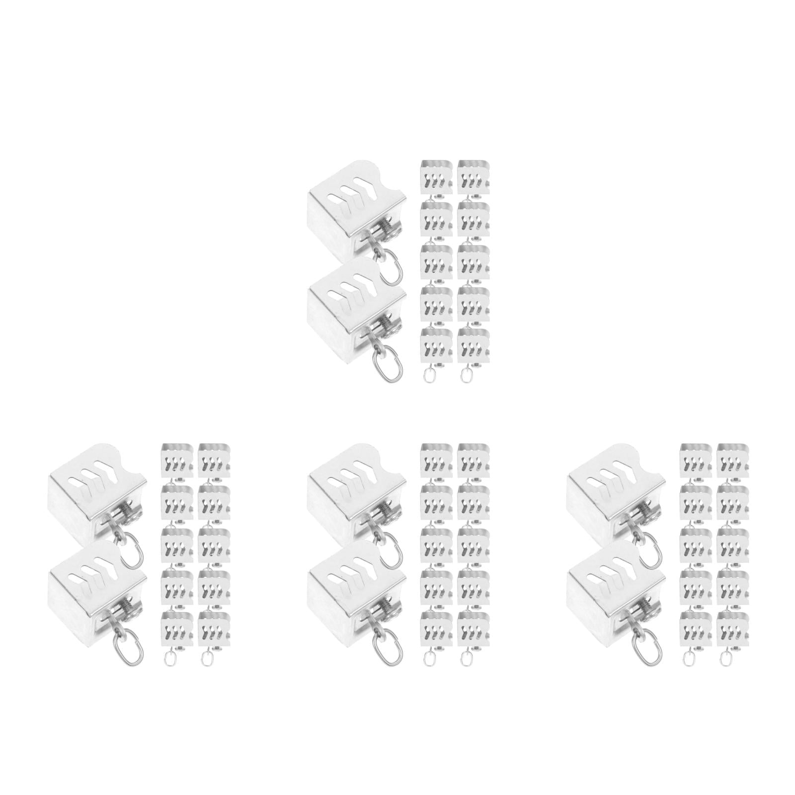 Masteelf 48 pcs Curtain Track System End Caps For Curtain Track Ceiling ...