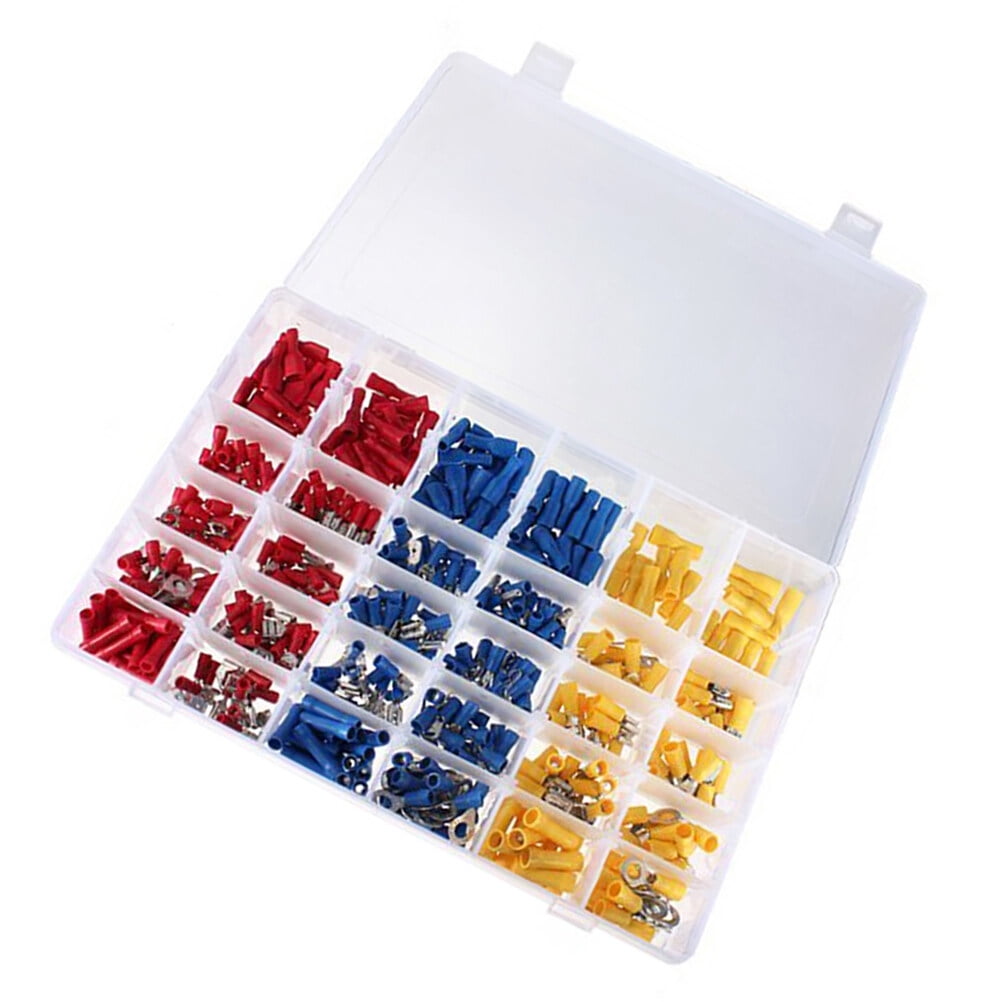 Masteelf 480Pcs Cold-Pressed Terminal Kit Wire Connectors with Box ...
