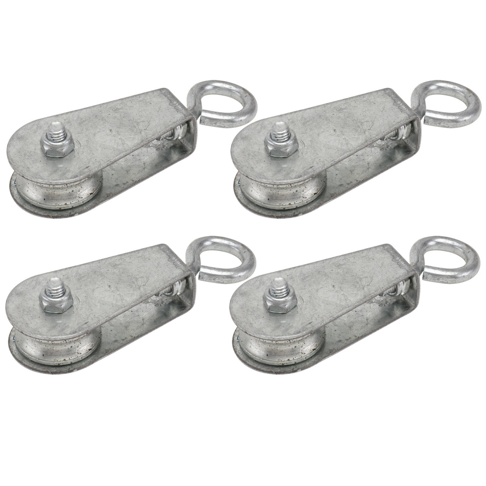 Masteelf 4PCS Crane Wire Rope Hoisting Pulley Compact Hoisting Pulley ...