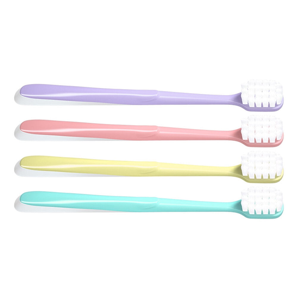 Masteelf 4Pcs Extra Soft Toothbrushes with PP and Soft Bristles for ... Masteelf 4Pcs Extra Soft Toothbrushes with PP and Soft Bristles for ...