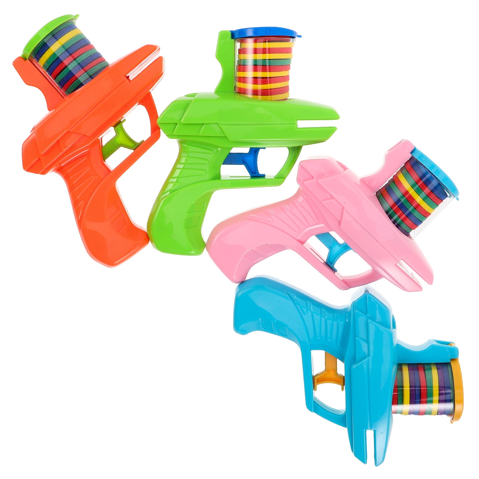Masteelf 4Pcs Fun Launching Toy Flying Disc Toy Launcher Toy Kids Favor ...