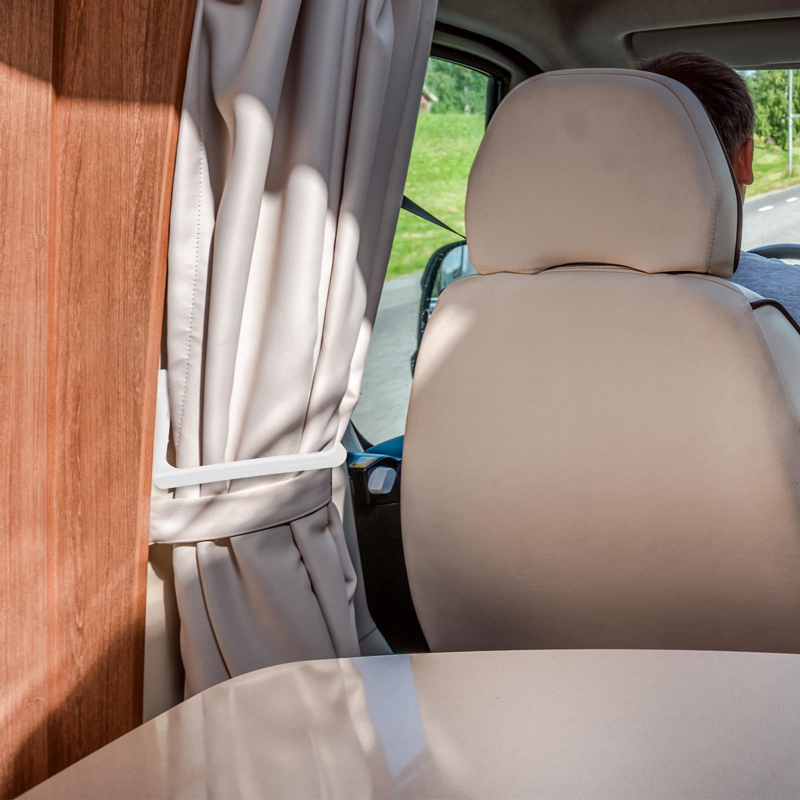 Masteelf 4Pcs Plastic Rv Window Curtain Hold Down Clips With ...