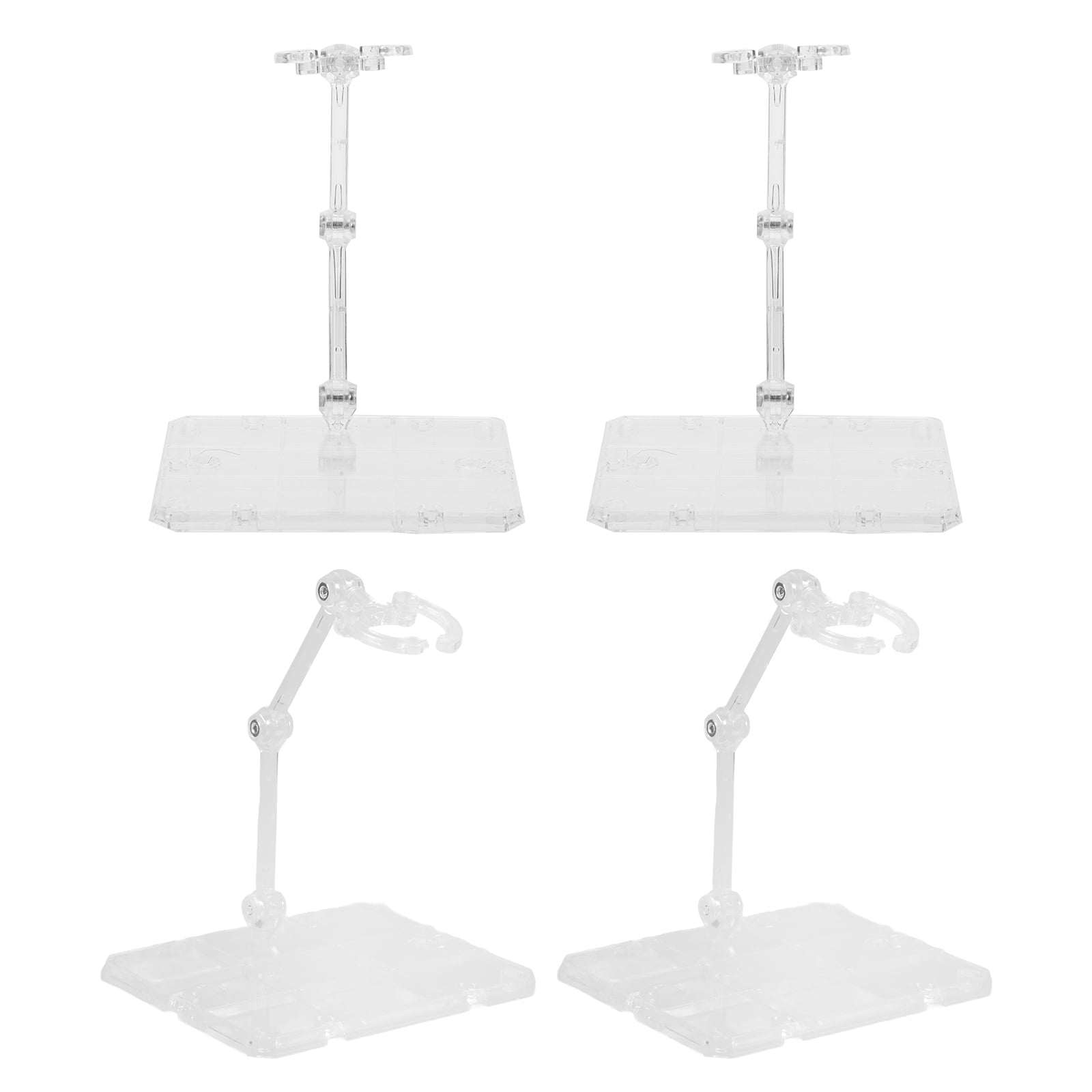 Masteelf 4pcs Action Figure Stands Action Figure Holder Adjustable Doll ...