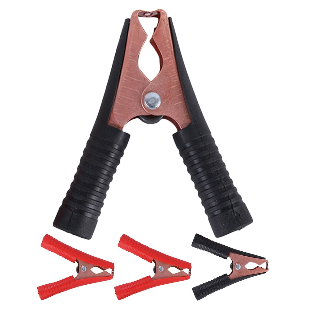 HEATSHAKING Alligator Clip Battery Charger Clamps 4Pcs 3.5X2.9X0.7In ...