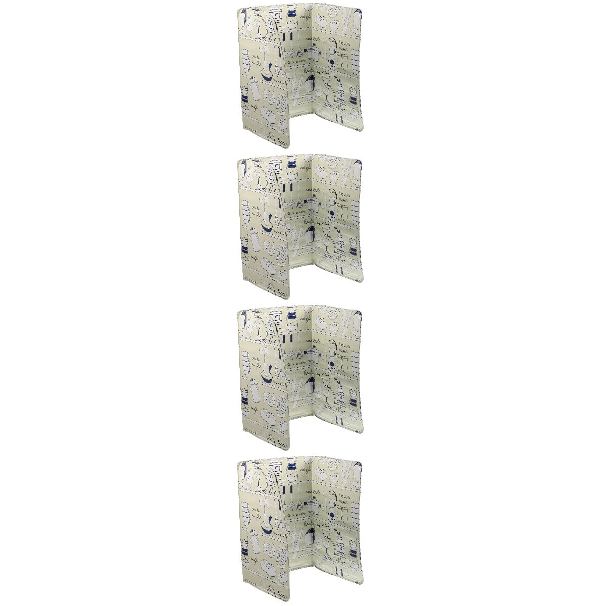 Masteelf 4pcs Aluminum Foil Printing Oil Baffles Oil Splatter Shield ...