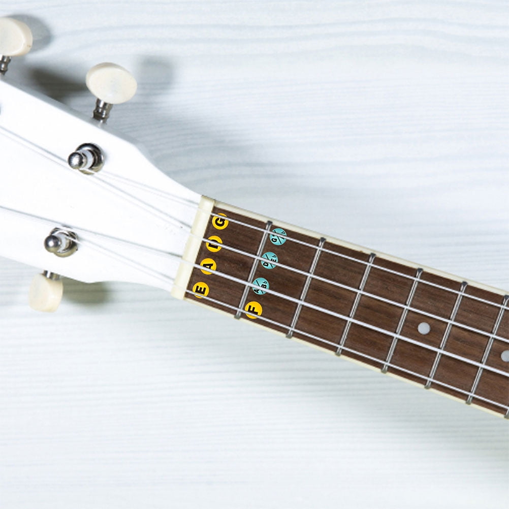 Masteelf 4pcs Bass Scale Sticker Bass Sticker Bass Fretboard Decal ...