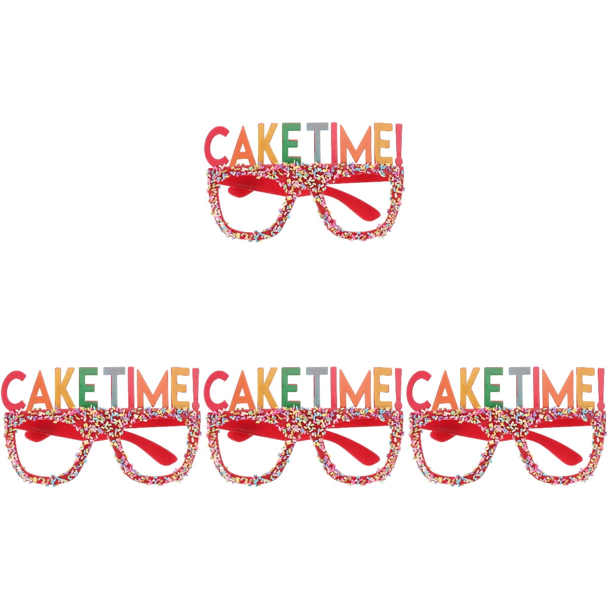 Masteelf 4pcs Birthday Glasses Party Glasses Happy Birthday Novelty ...