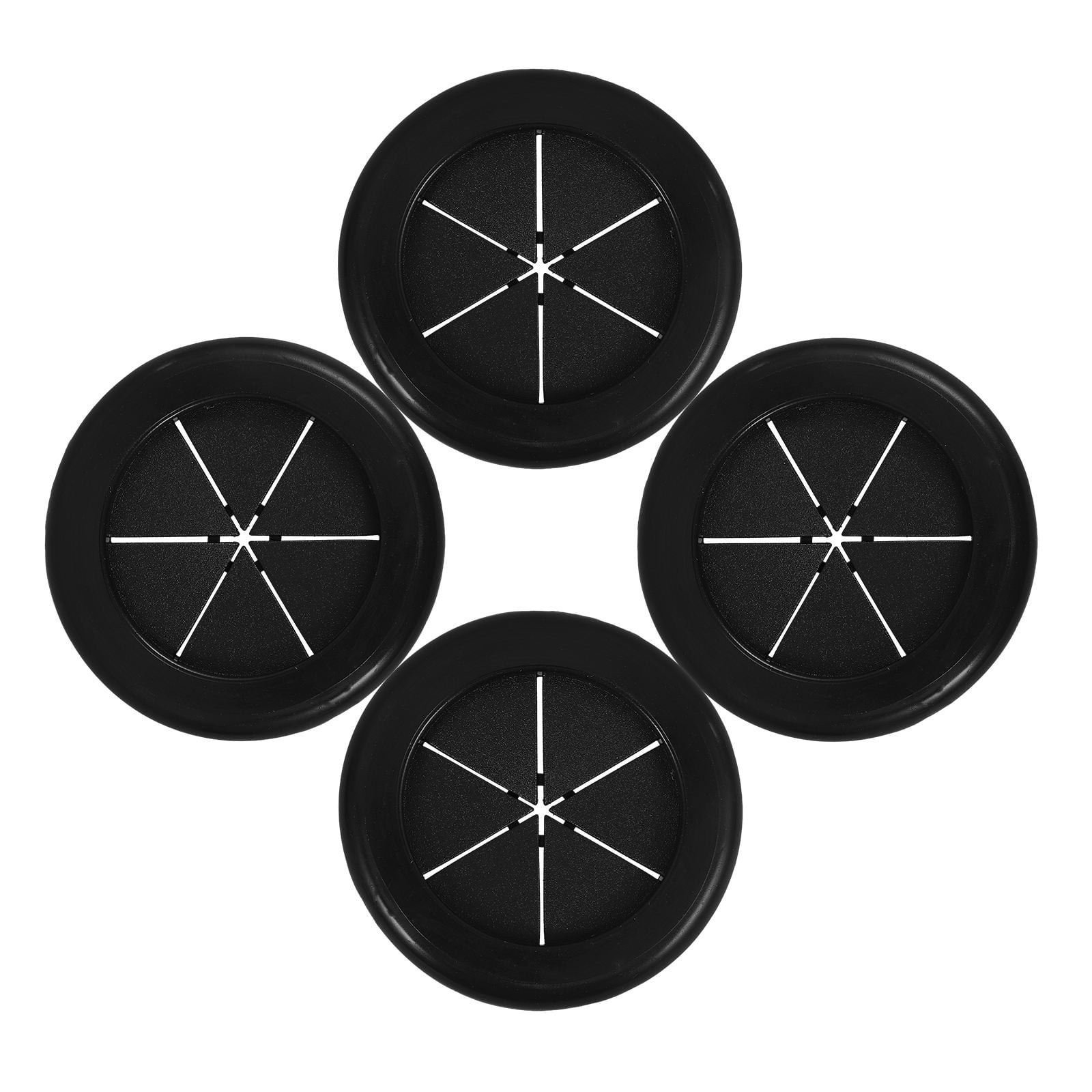 Masteelf 4pcs Black Rubber Grommets Wire Protection Desk Cord Hole ...