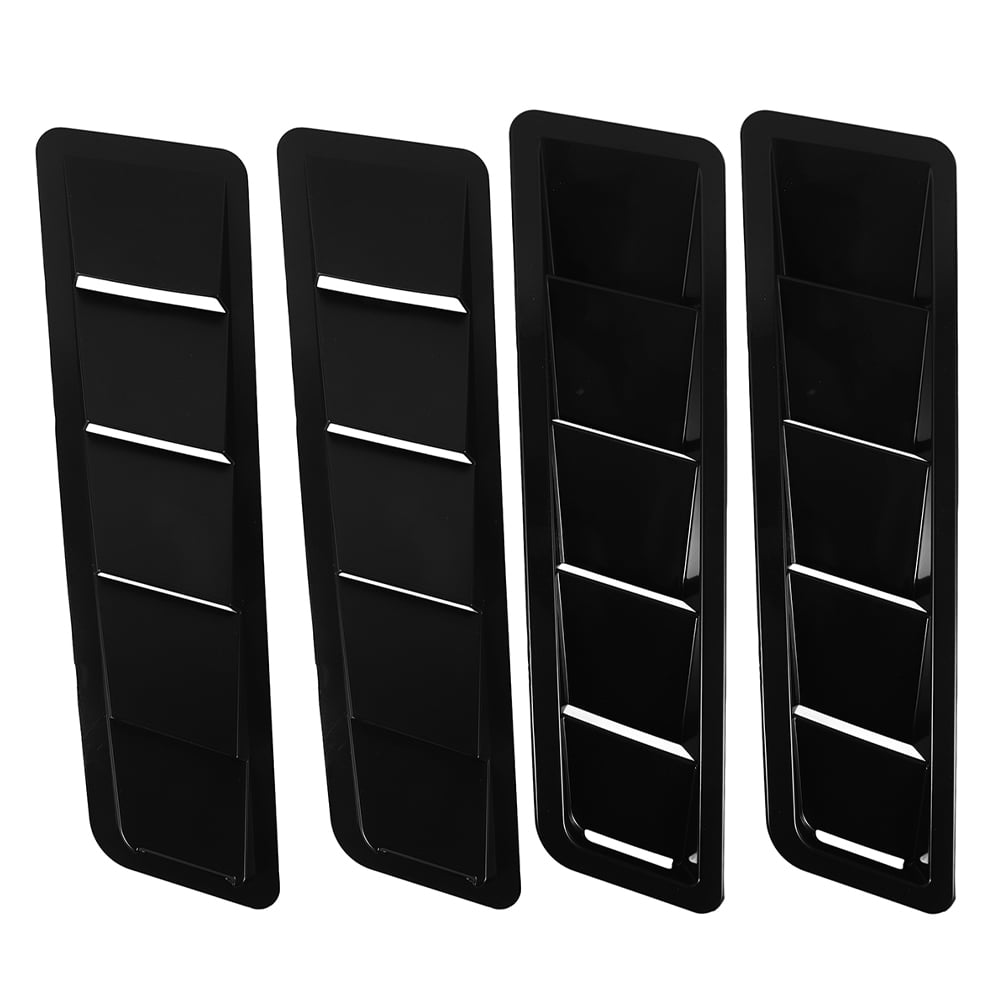 Masteelf 4pcs Car Hood Vent Covers Car Exterior Vent Car Exterior ...
