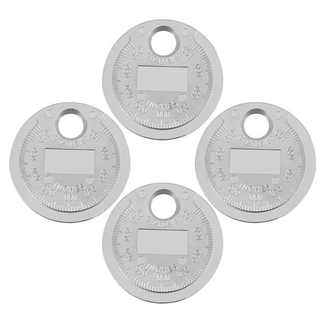 Masteelf 4pcs Carbon Steel Spark Plug Gauge Gap Tool Precision Spark ...