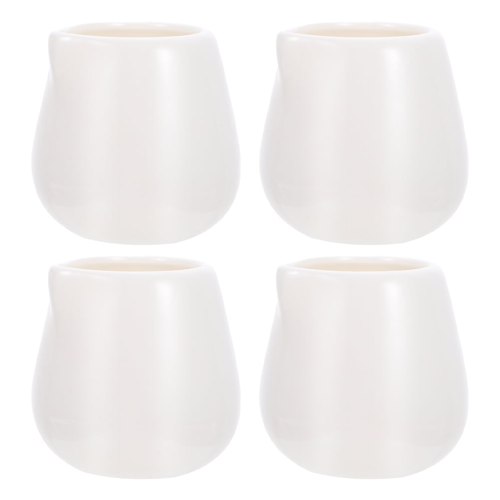 Masteelf 4pcs Ceramic Milk Jugs Kitchen Sauce Cups Breakfast Milk Cups ... Masteelf 4pcs Ceramic Milk Jugs Kitchen Sauce Cups Breakfast Milk Cups ...