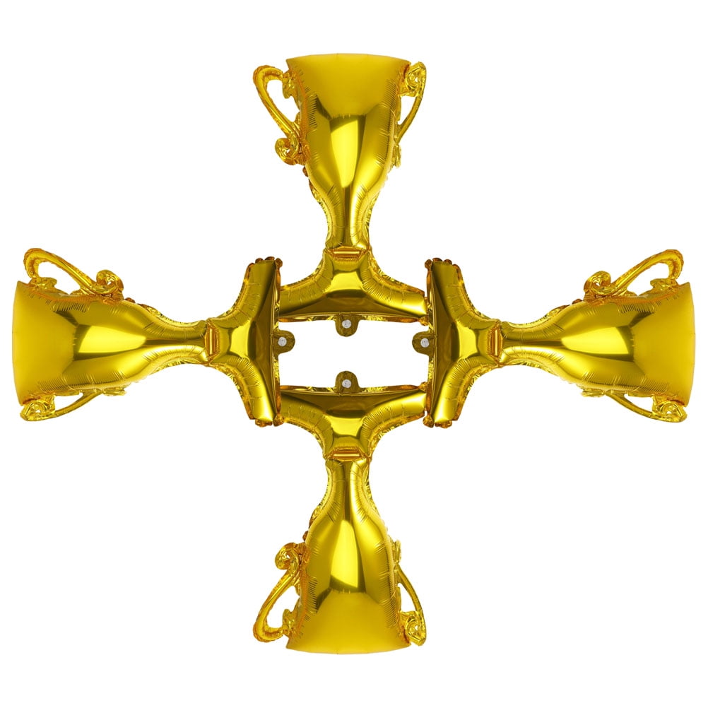 Masteelf 4pcs Champion Balloon Aluminum Foil Trophy Balloon Graduation ...