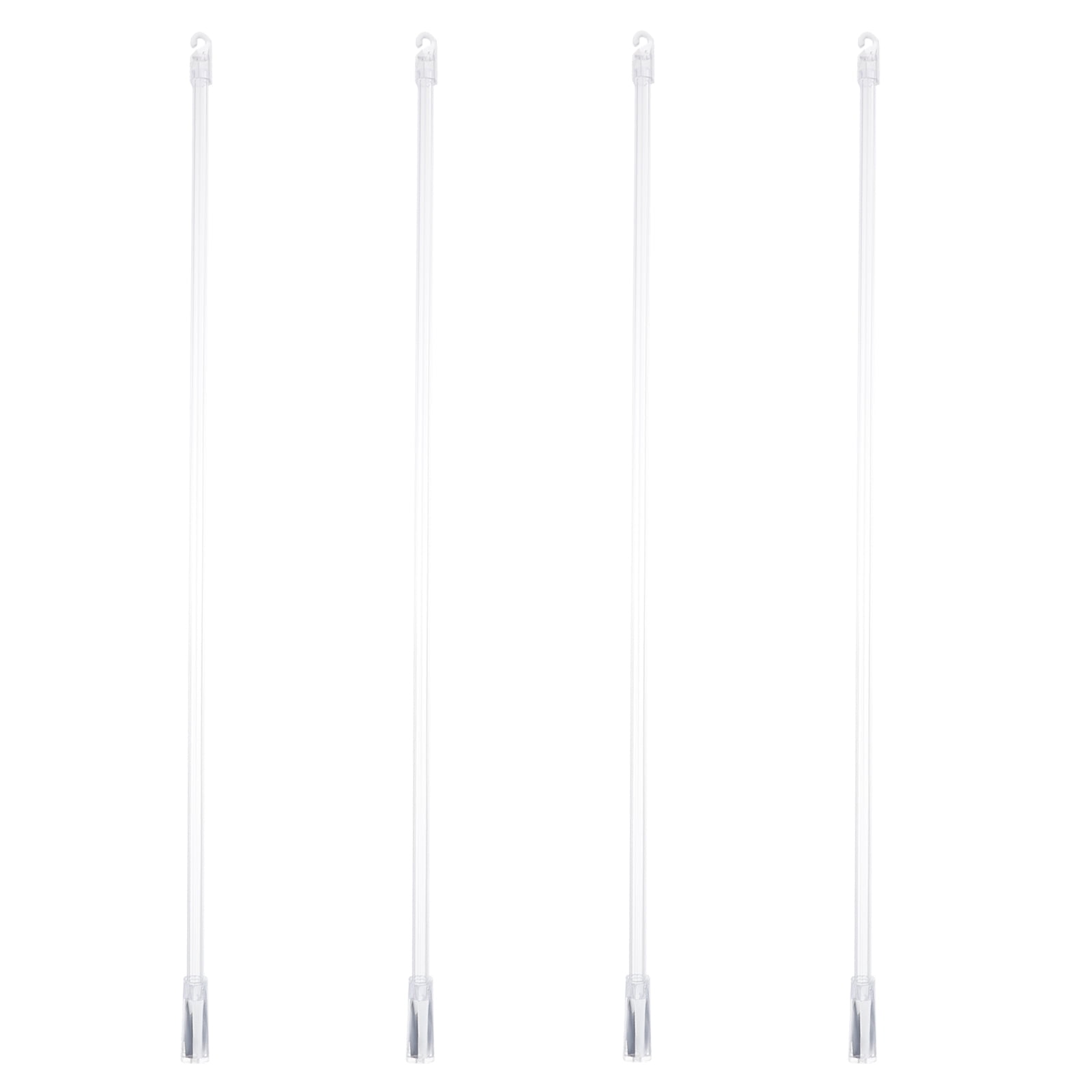 Plastic Transparent Curtain Rod for Home Use Sturdy and with Buckle ...