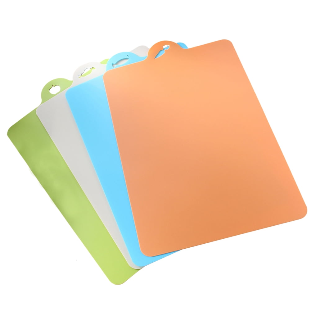 Masteelf 4pcs Color-Code Cutting Boards Flexible Cutting Board for ...