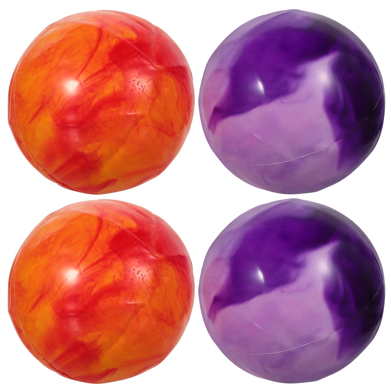 Masteelf 4pcs Colorful Cloud Stretch Ball Inflatable PVC Toy Balls for ...