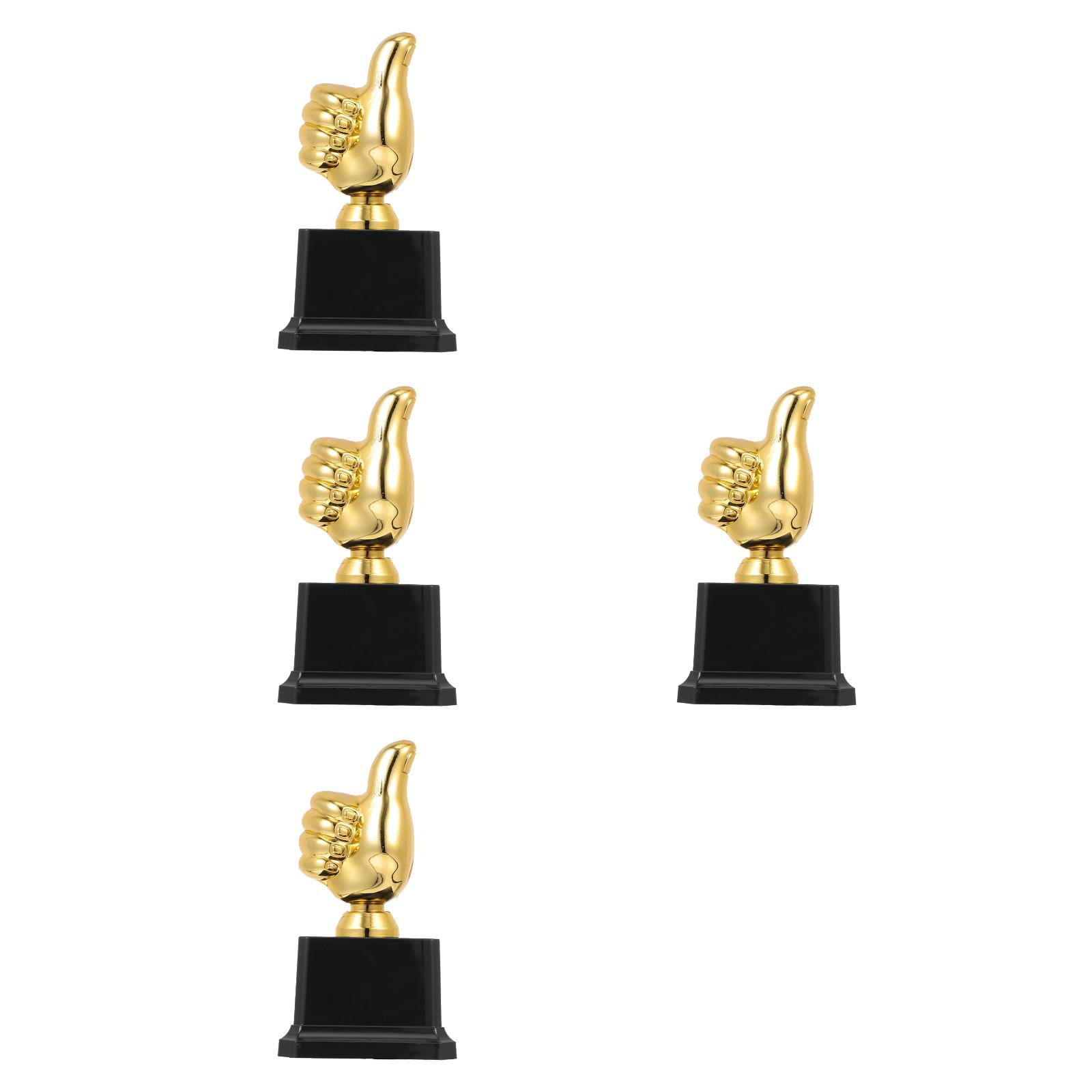 Masteelf 4pcs Creative Thumbs Up Trophy Mini Award for Students and ...