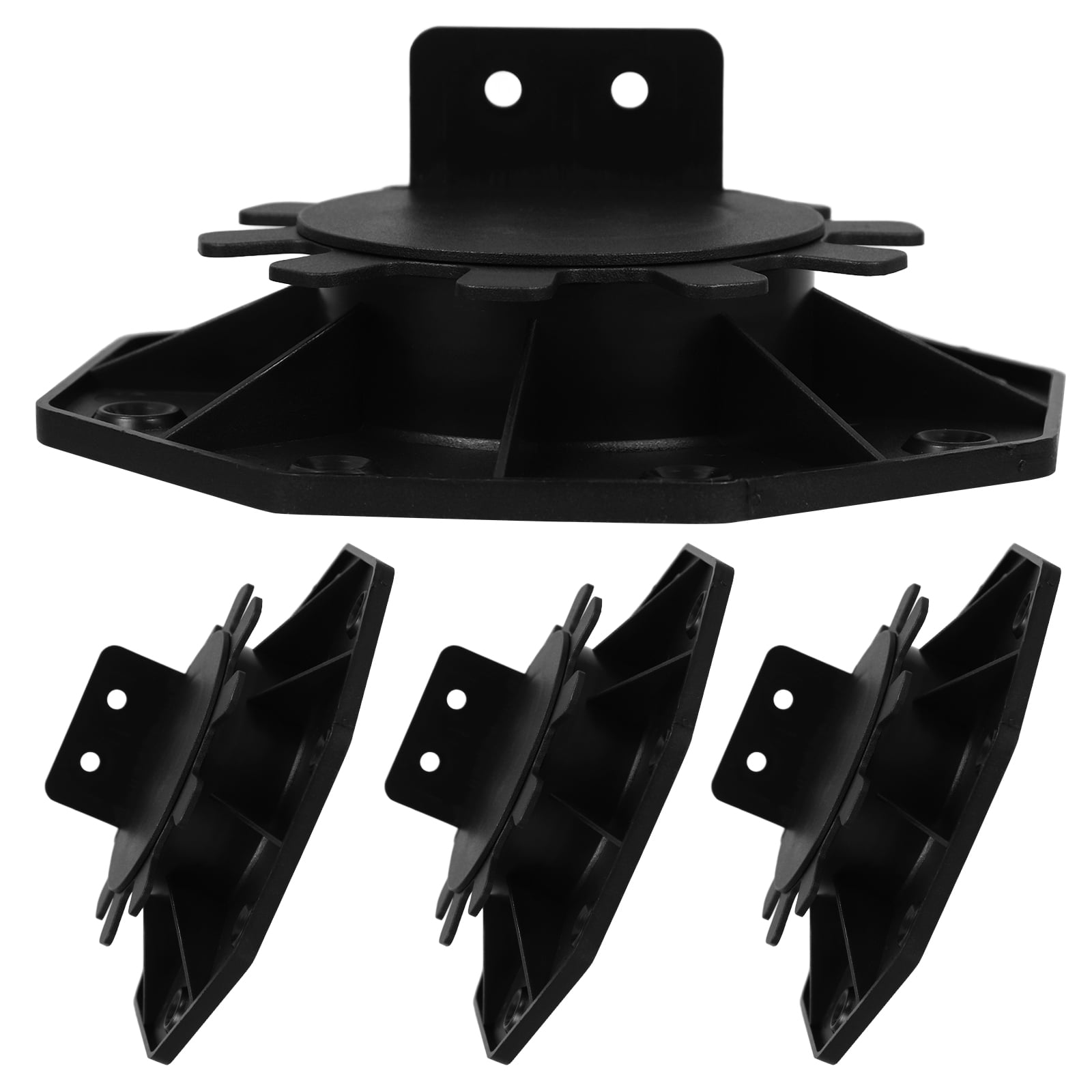 Masteelf 4pcs Decking Pedestal Stand Decking Pedestal Supports ...