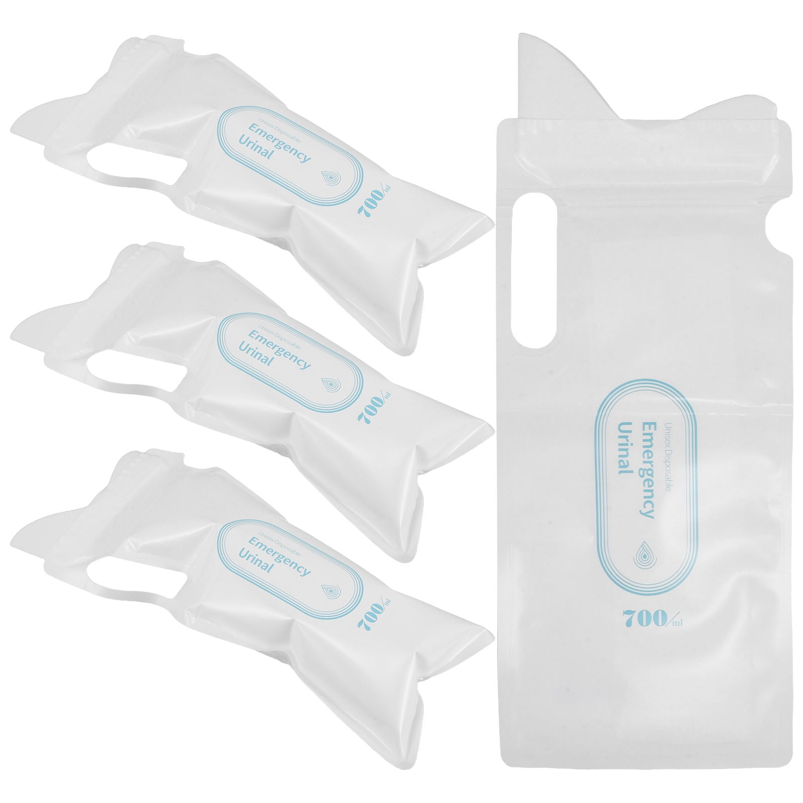 Masteelf 4pcs Disposable Urine Bags For Women And Men Portable Urinal ...