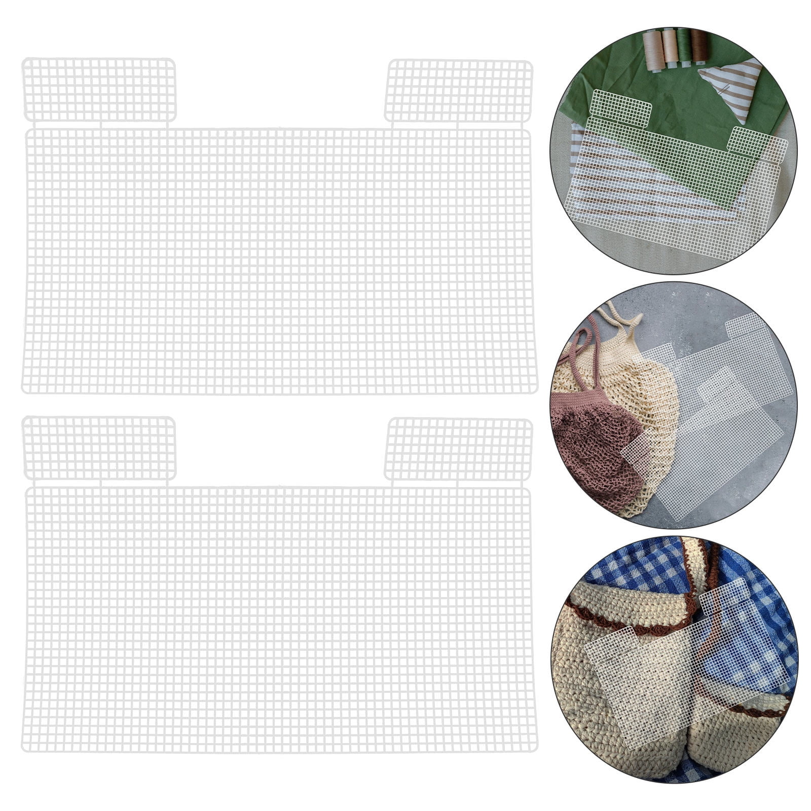 Masteelf 4pcs Diy Plastic Grid For Bag Making Bag Making Kit Embroidery ...