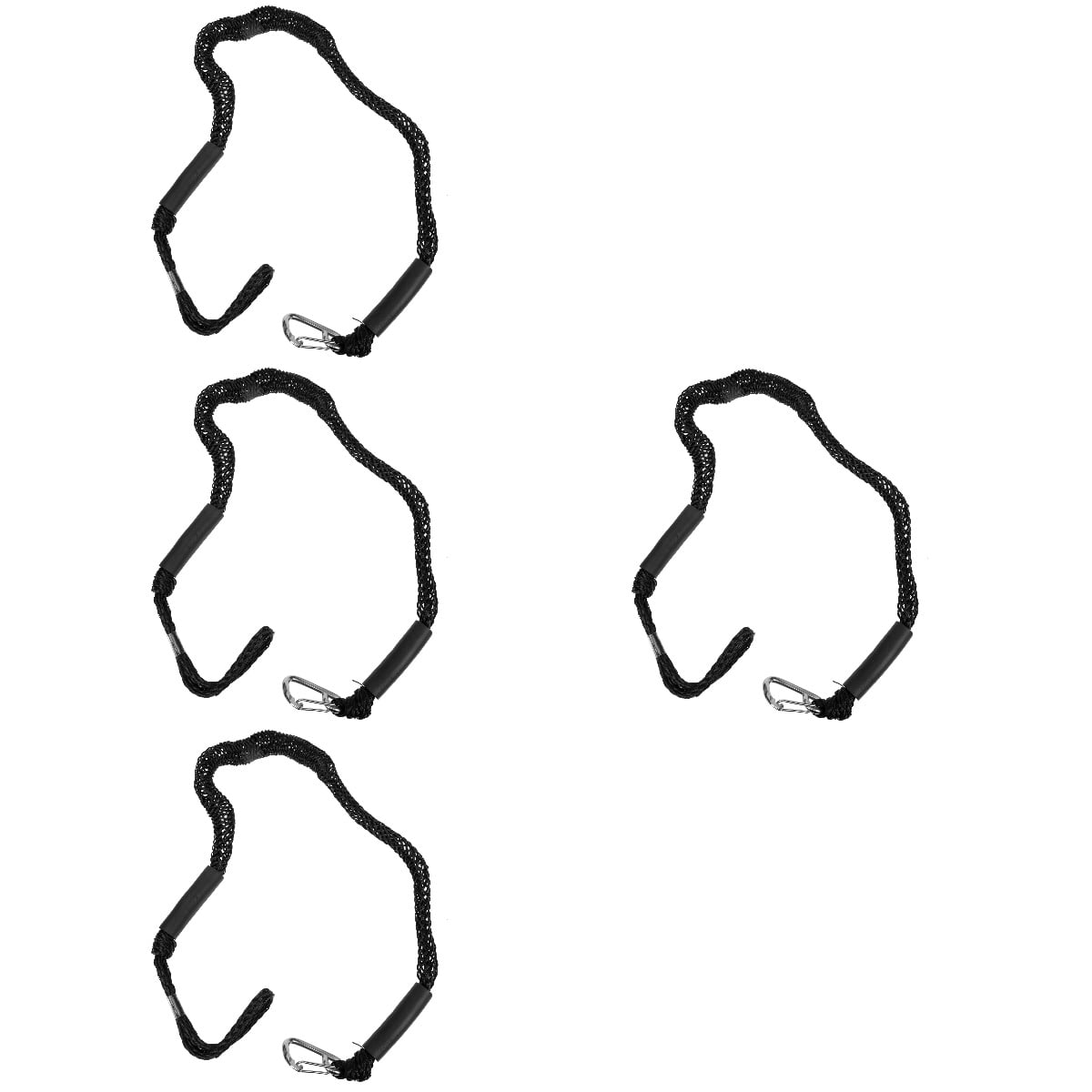 Masteelf 4pcs Dock Mooring Line Rope Bungee Dock Line Hook Boat Rope ...