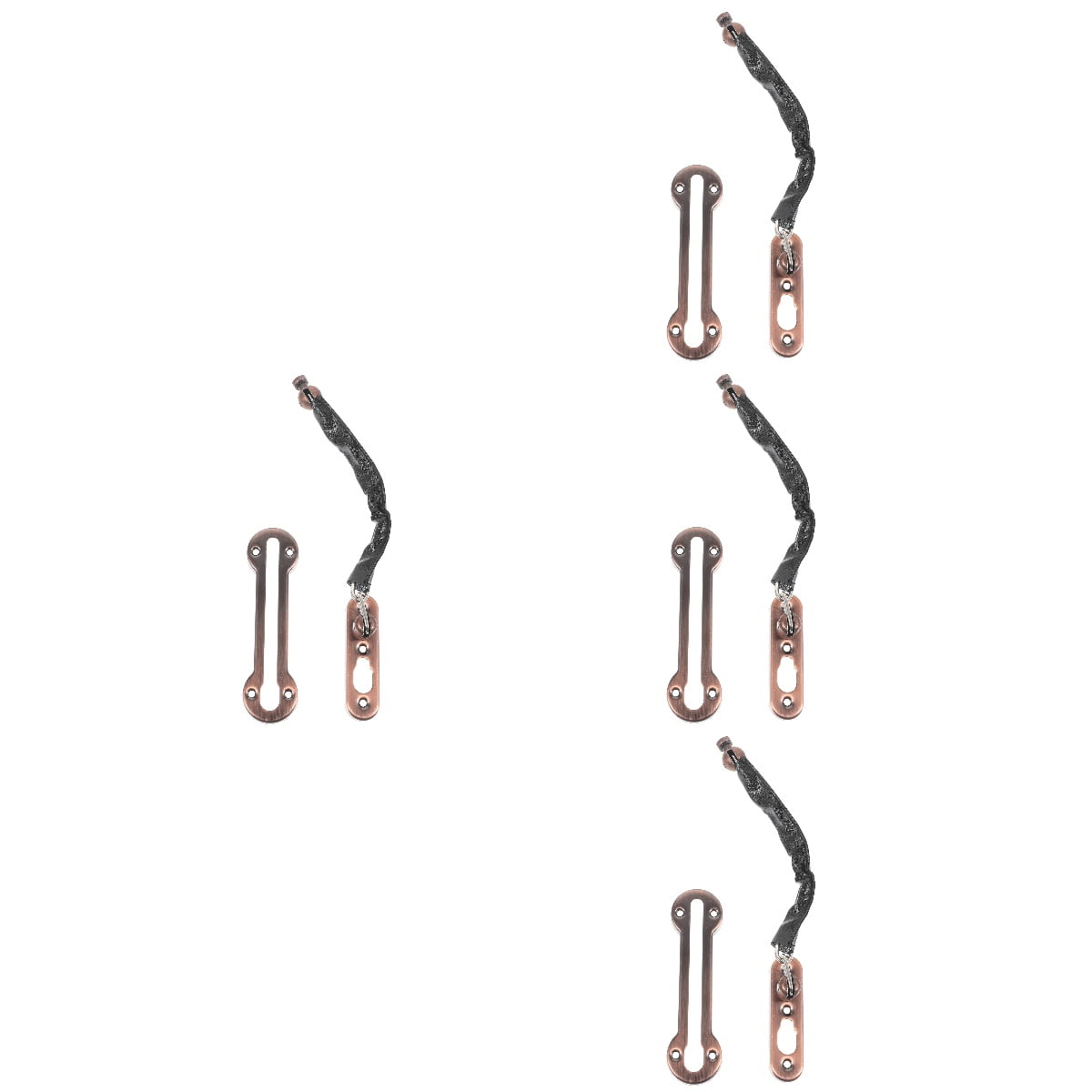 Masteelf 4pcs Door Chain Lock Door Reinforcement Lock Security Door ...
