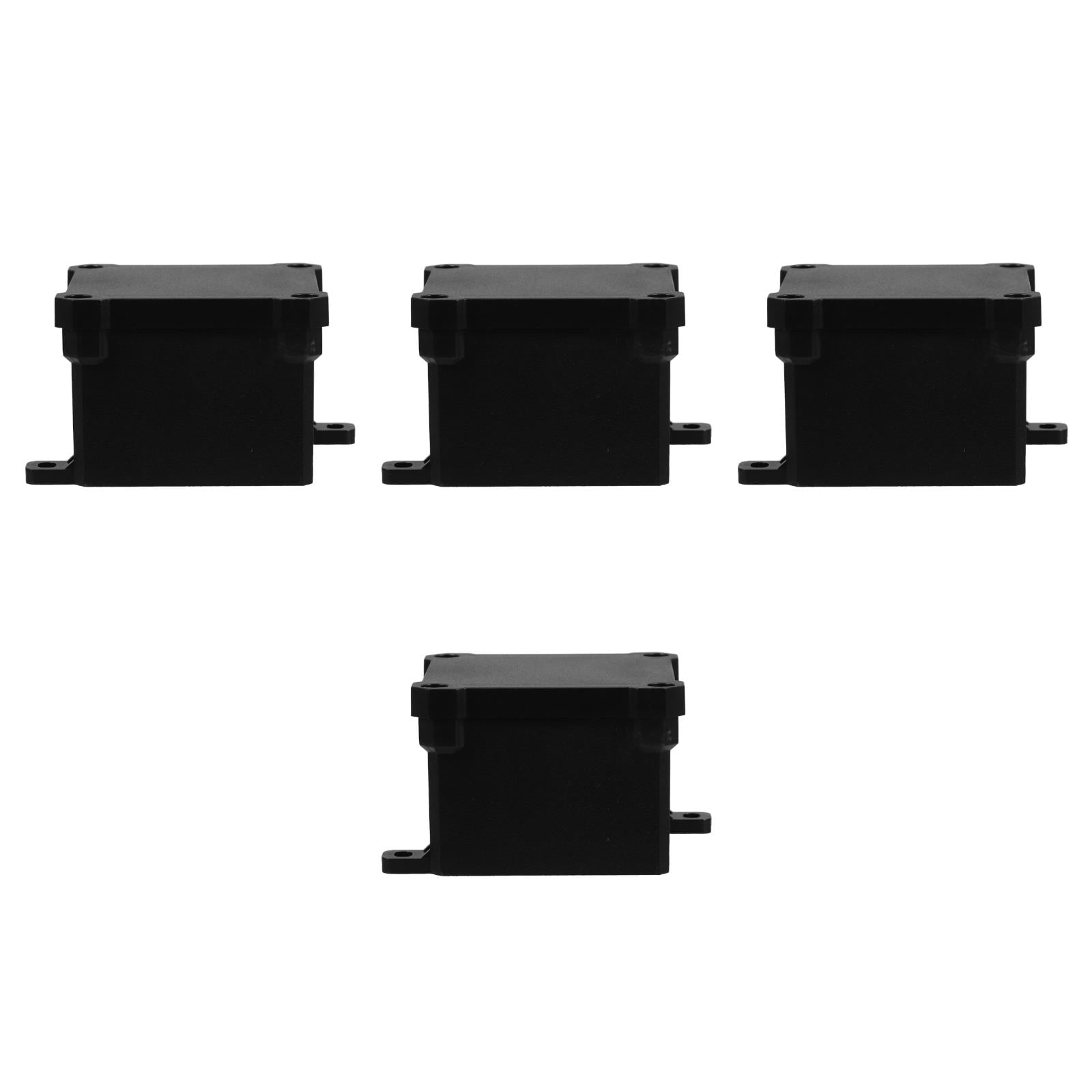 Masteelf 4-Pack Outdoor Electrical Junction Boxes with Wire Connector ...