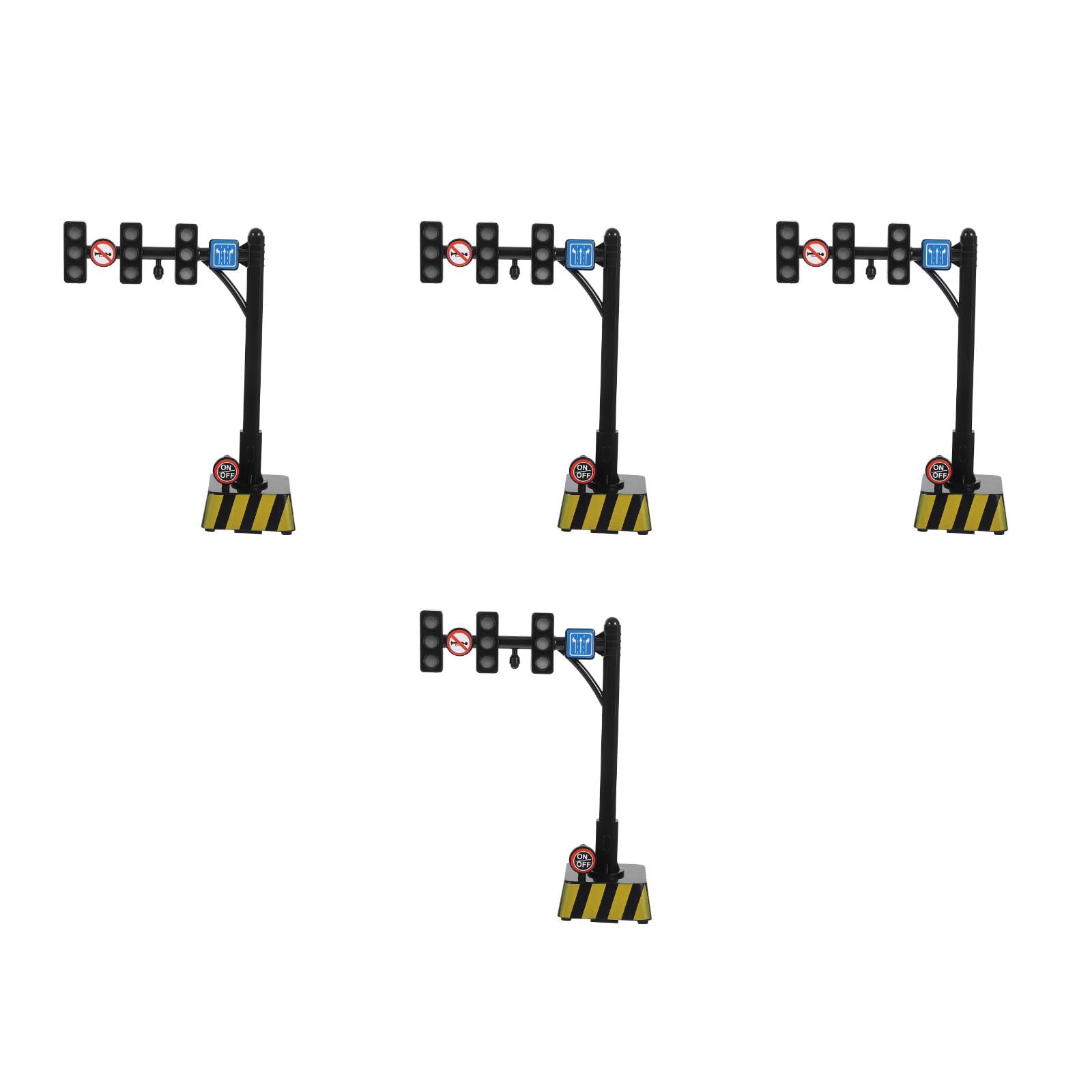 Masteelf 4pcs Fake Traffic Light Interactive Toy Miniature House Decor ...