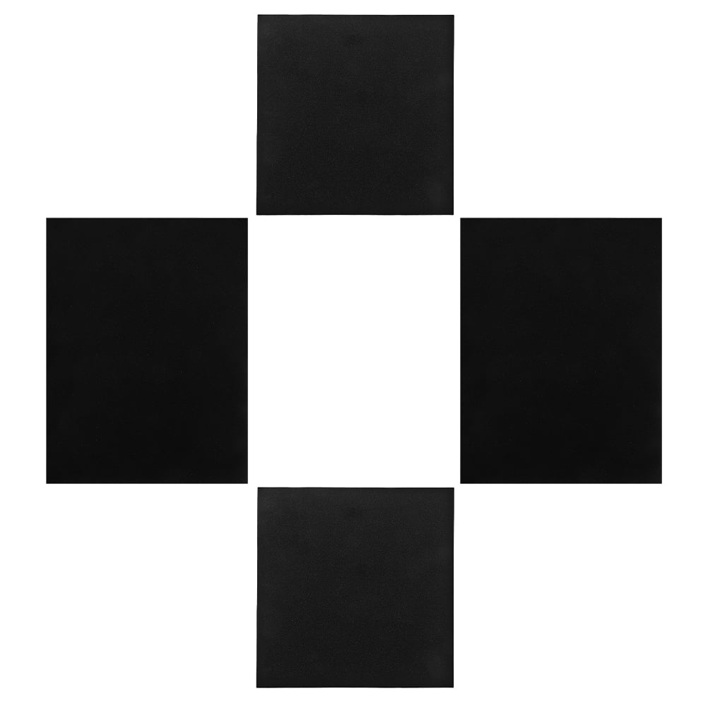 Masteelf 4pcs Foam Padding Sheets Black Shipping Grid Inserts Box ...