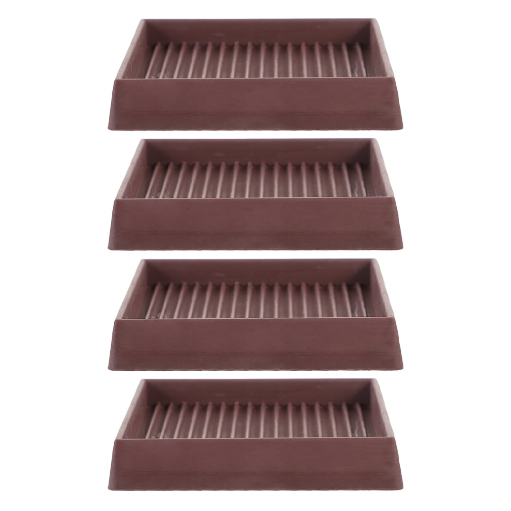 Masteelf 4pcs Furniture Wheels Caster Cups Non Slip Rubber Bed Frame ...