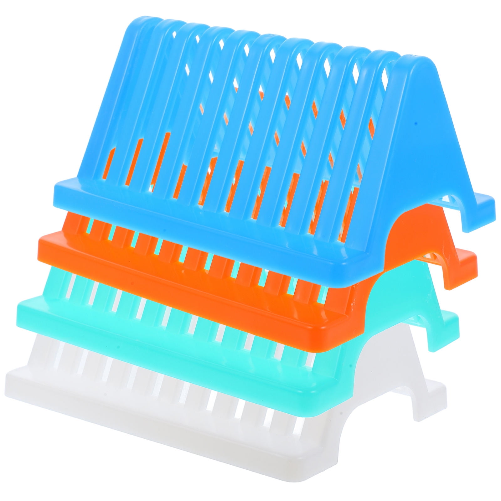 Masteelf 4pcs Glass Slide Rack Micro Slide Straining Rack Microscope ...