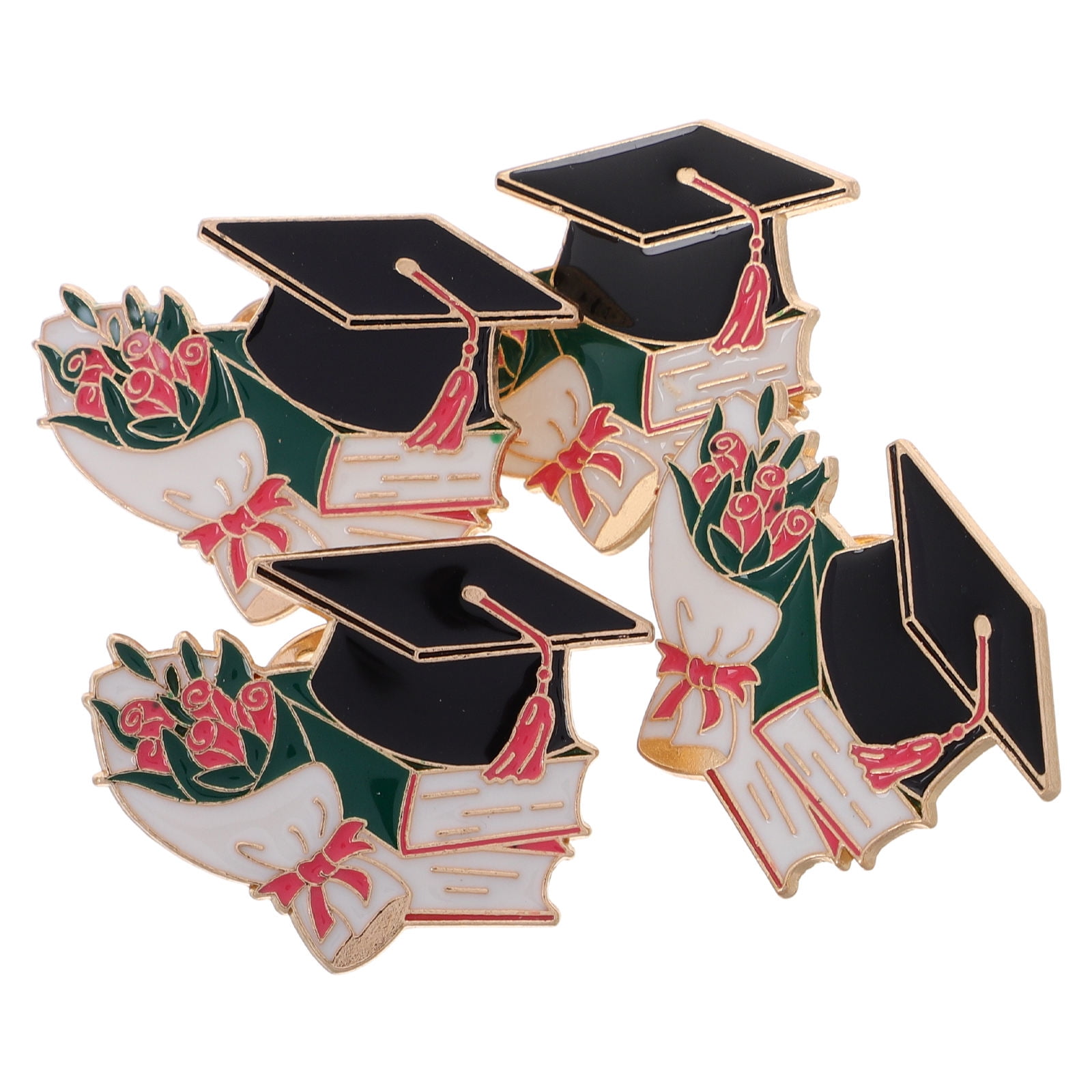 Masteelf 4pcs Graduation Cap Brooch Pin School Graduate Lapel Pin ...
