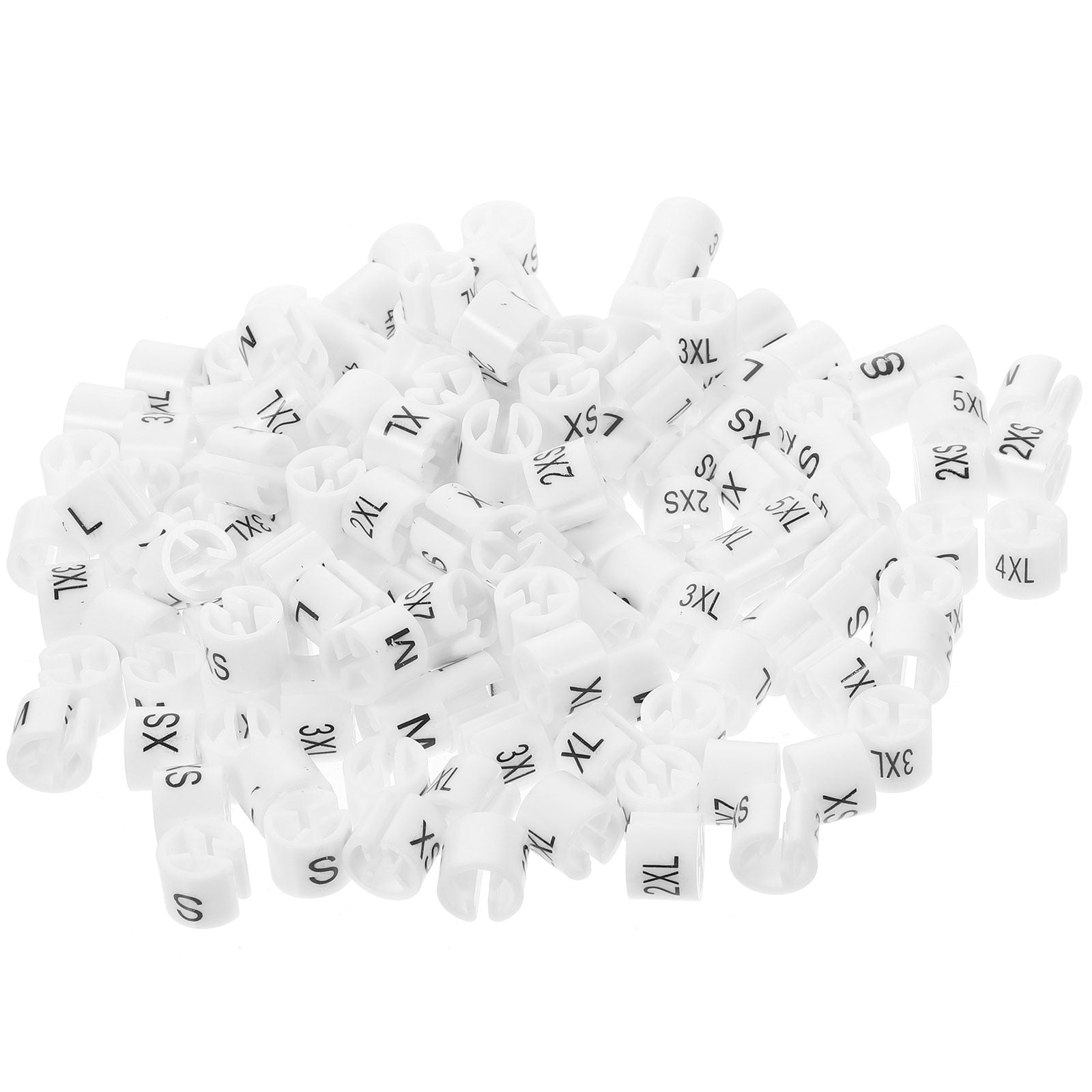 Masteelf 4pcs Hanger Size Markers: 200Pcs Size Clips Size Clothes ...