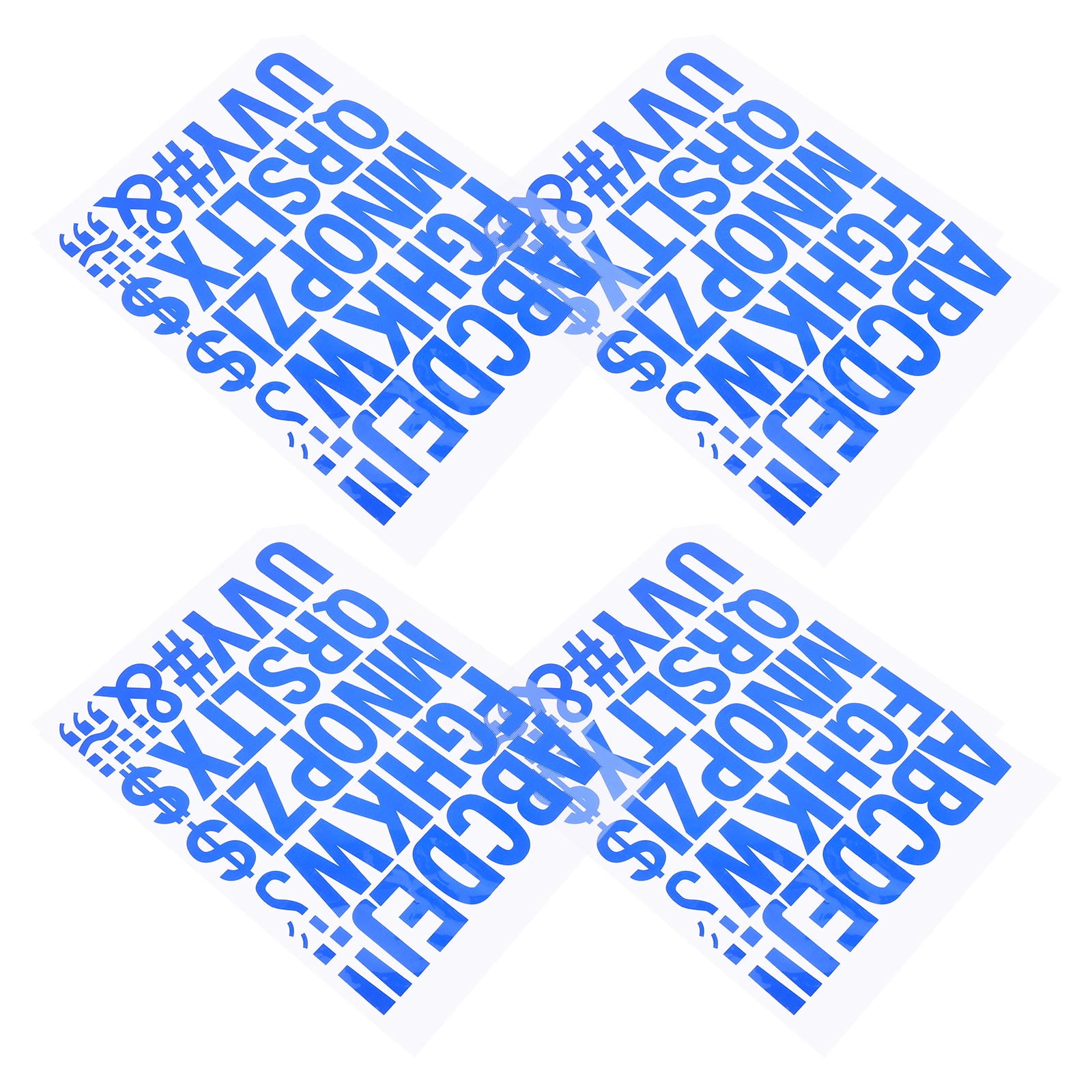 Masteelf 4pcs Iron on Letter Alphabet Patches Iron on Letters for ...