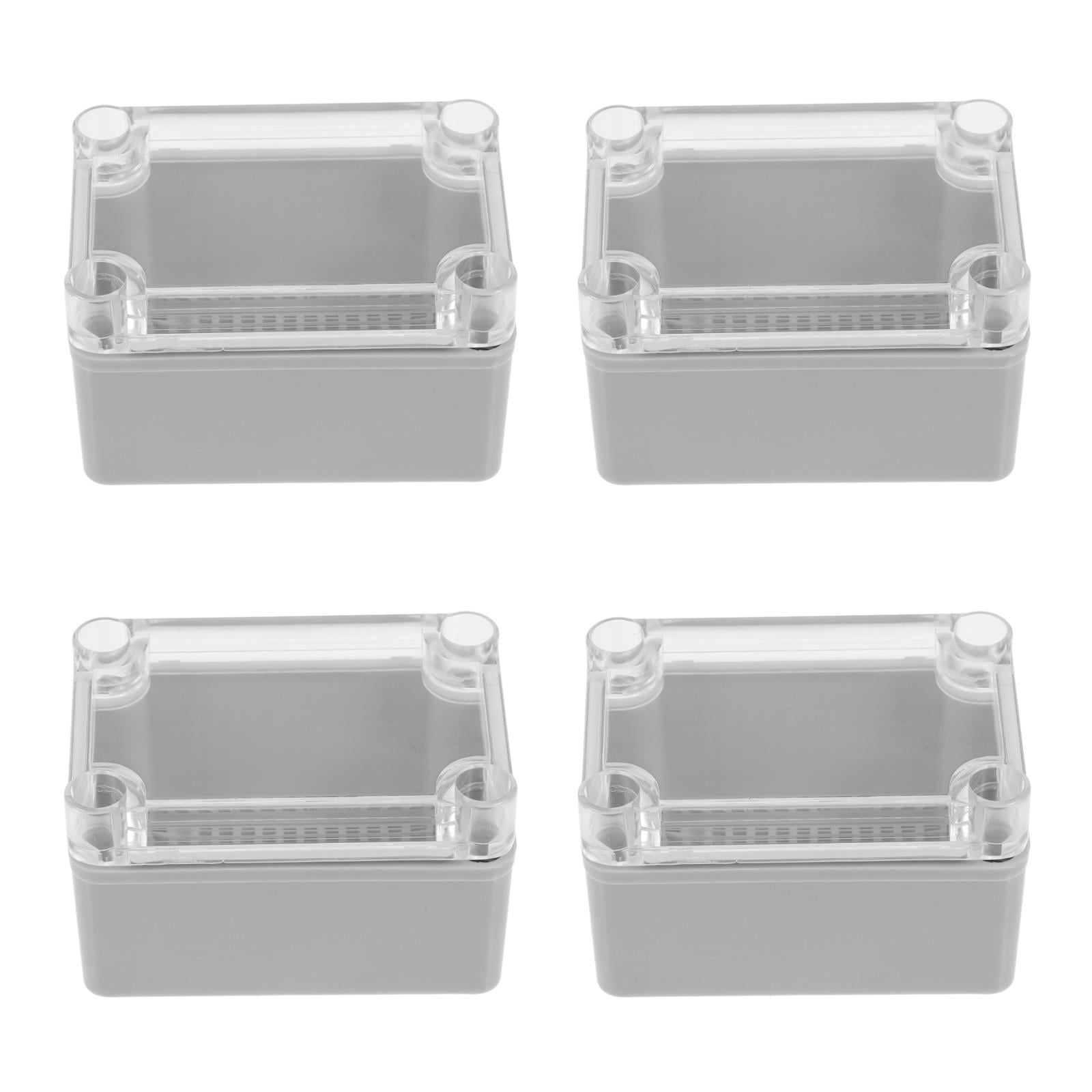 Masteelf 4pcs Junction Box Transparent Cover Waterproof Abs Enclosure ...
